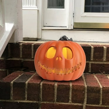 Naler 10Pcs Halloween Decor: Jack-O-Lantern Paper Lanterns, Pumpkin ...