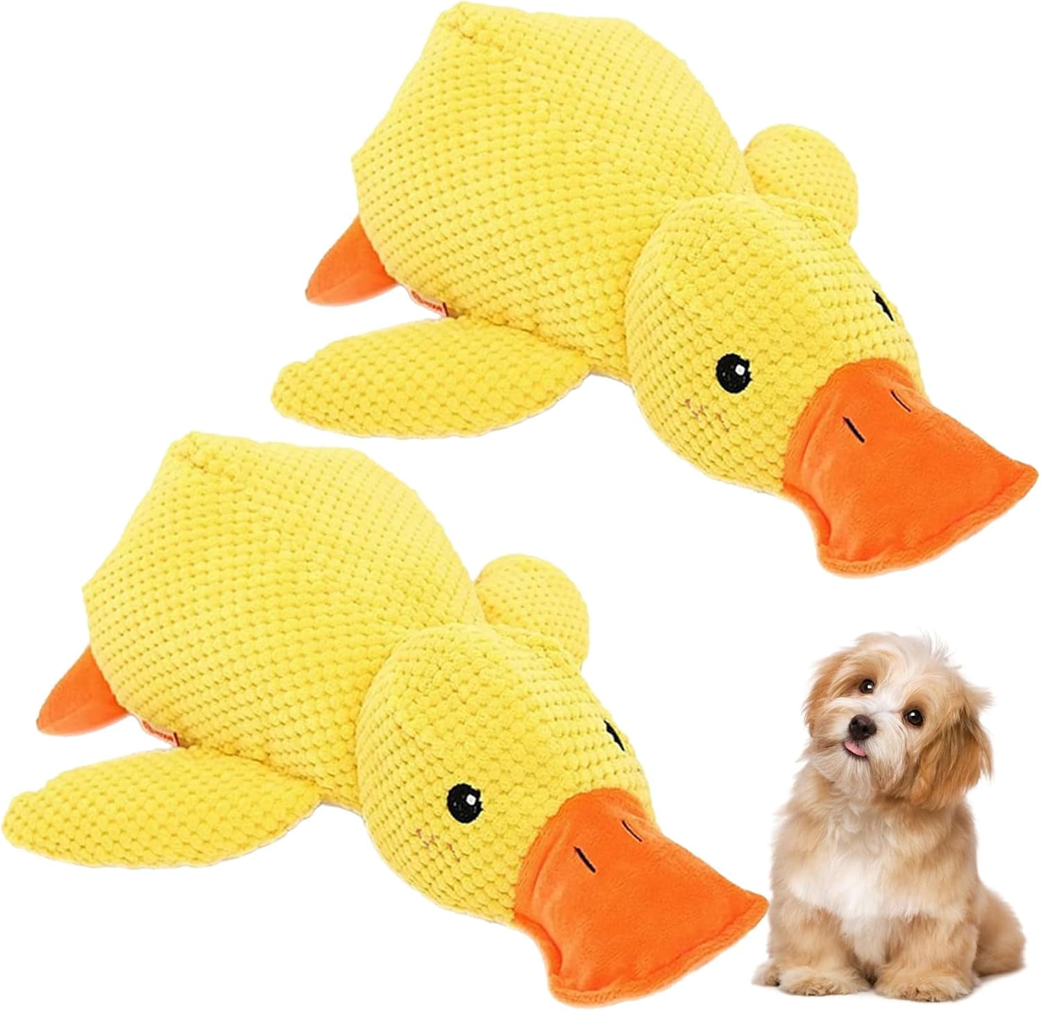 9in Vivahine Calming Duck Toy, Noovelo Calming Duck Toy for Dogs, 2025 New The Mellow Dog ...
