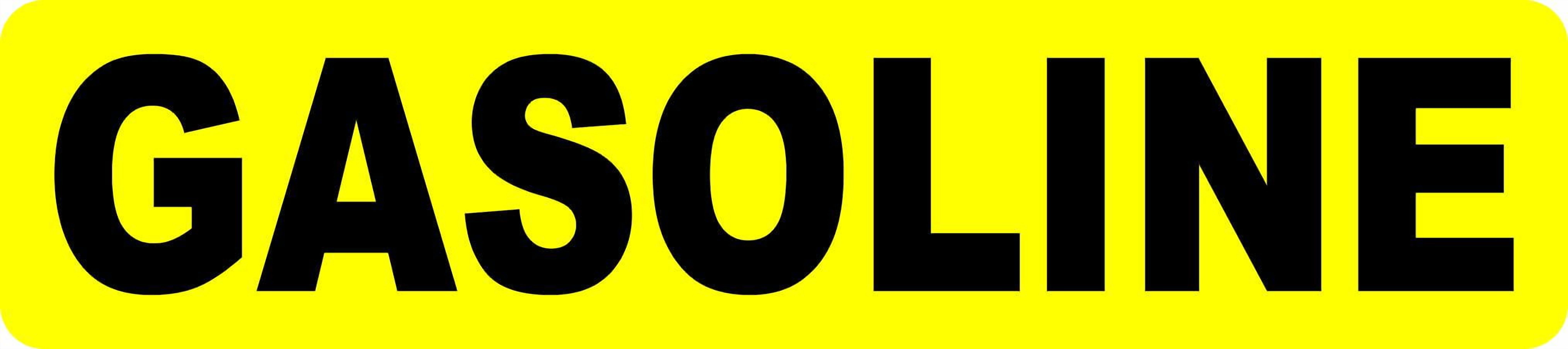 9in x 2in Gasoline Sticker Vinyl Stickers Signs Decal Sign Safety ...