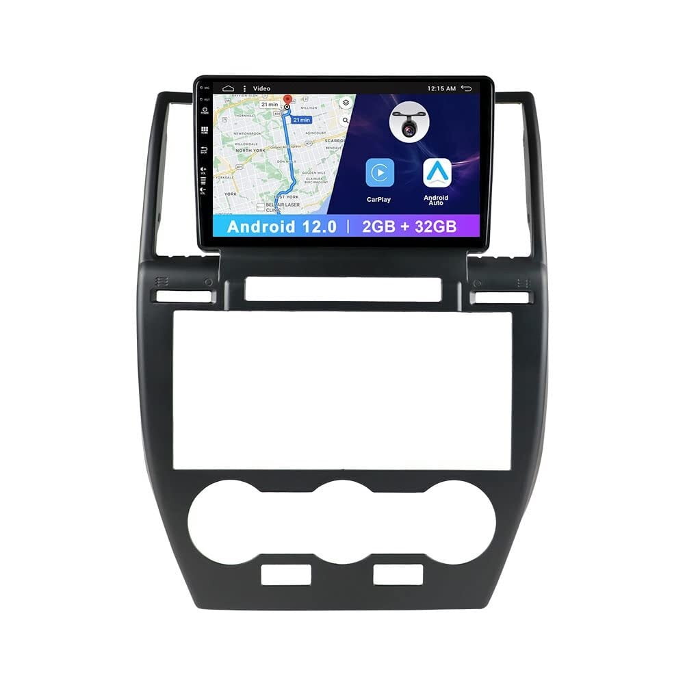 9inch IPS Android 12 Car Stereo Head Unit Fit For Freelander 2 2007 ...