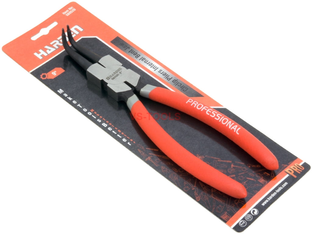 9inch Internal Bent Nose Retaining Ring C-Clip Circlip Removal Pliers ...