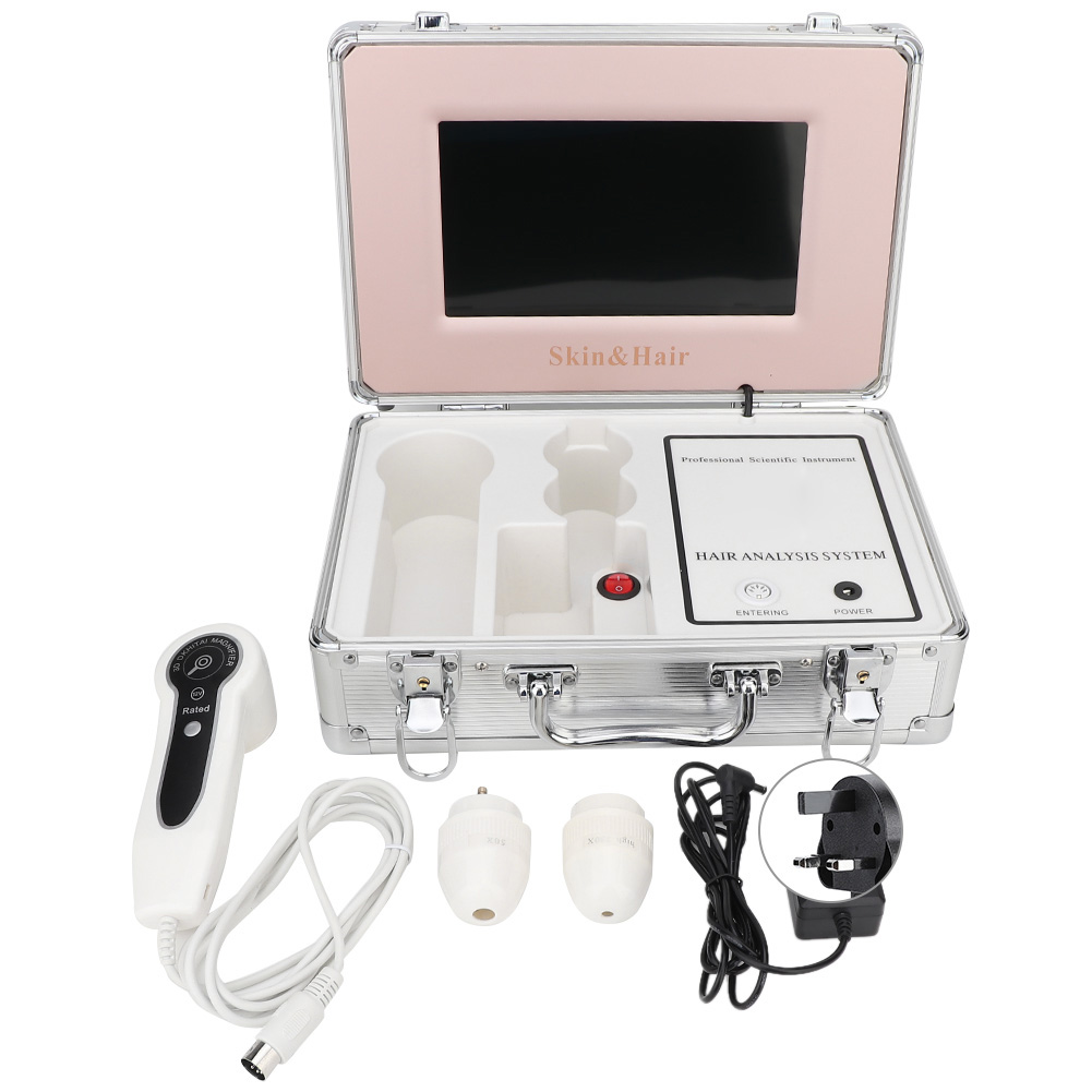 9inch White Box Type Scalp Hair Follicle Analyser Machine Facial Skin ...
