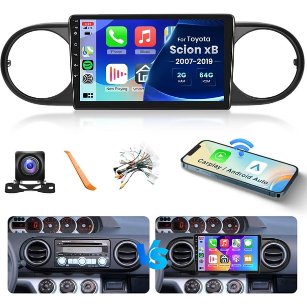 9inch Wireless Car-play Android-auto Compatible for 2007-2019 Toyota ...