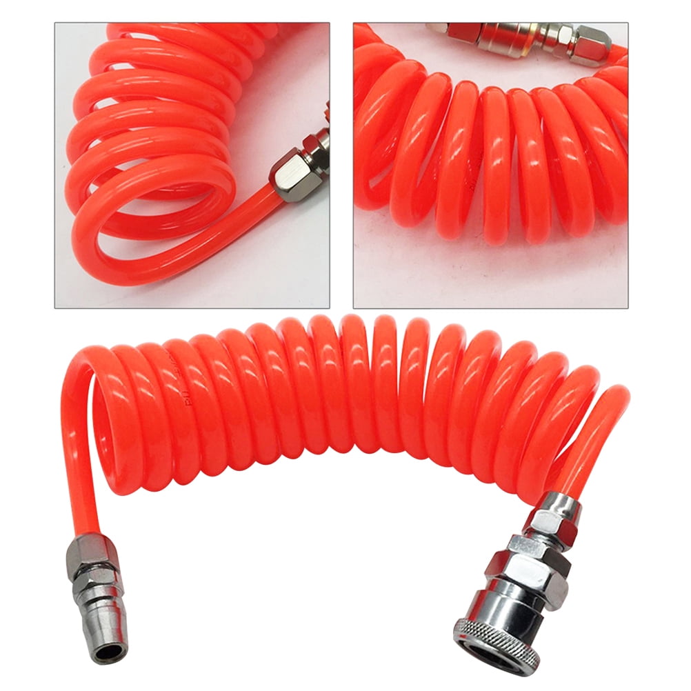 9m Flexible Retractable PU Recoil Hose Air Compressor Spring Tube for ...