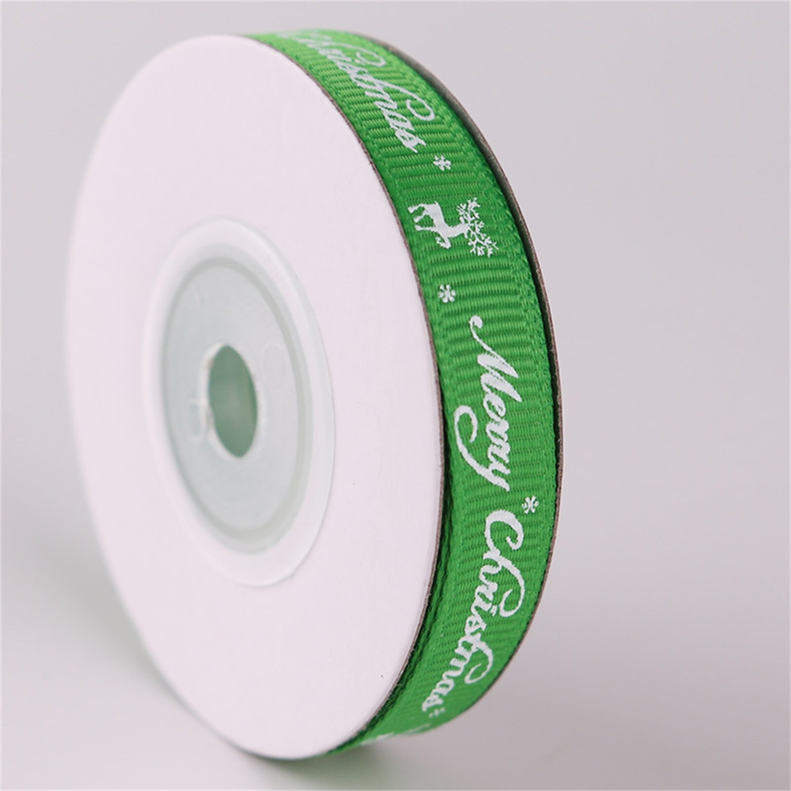 9m Merry Christmas Letter Print Silk Satin Ribbon DIY Craft Gift ...