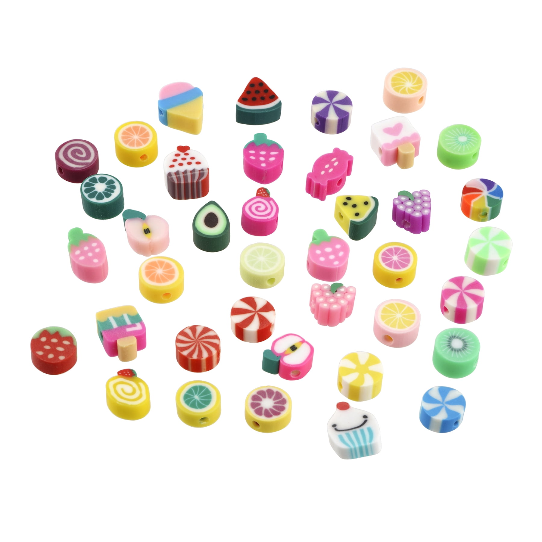 9mm Clay Candy & Fruit Bead Mix by Creatology™ 200pc - Walmart.com