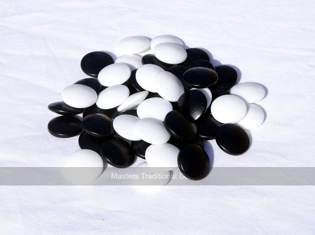 9mm Glass Go Stones in Cardboard Box (22 x 9mm) - Bi-Convex - Walmart.com