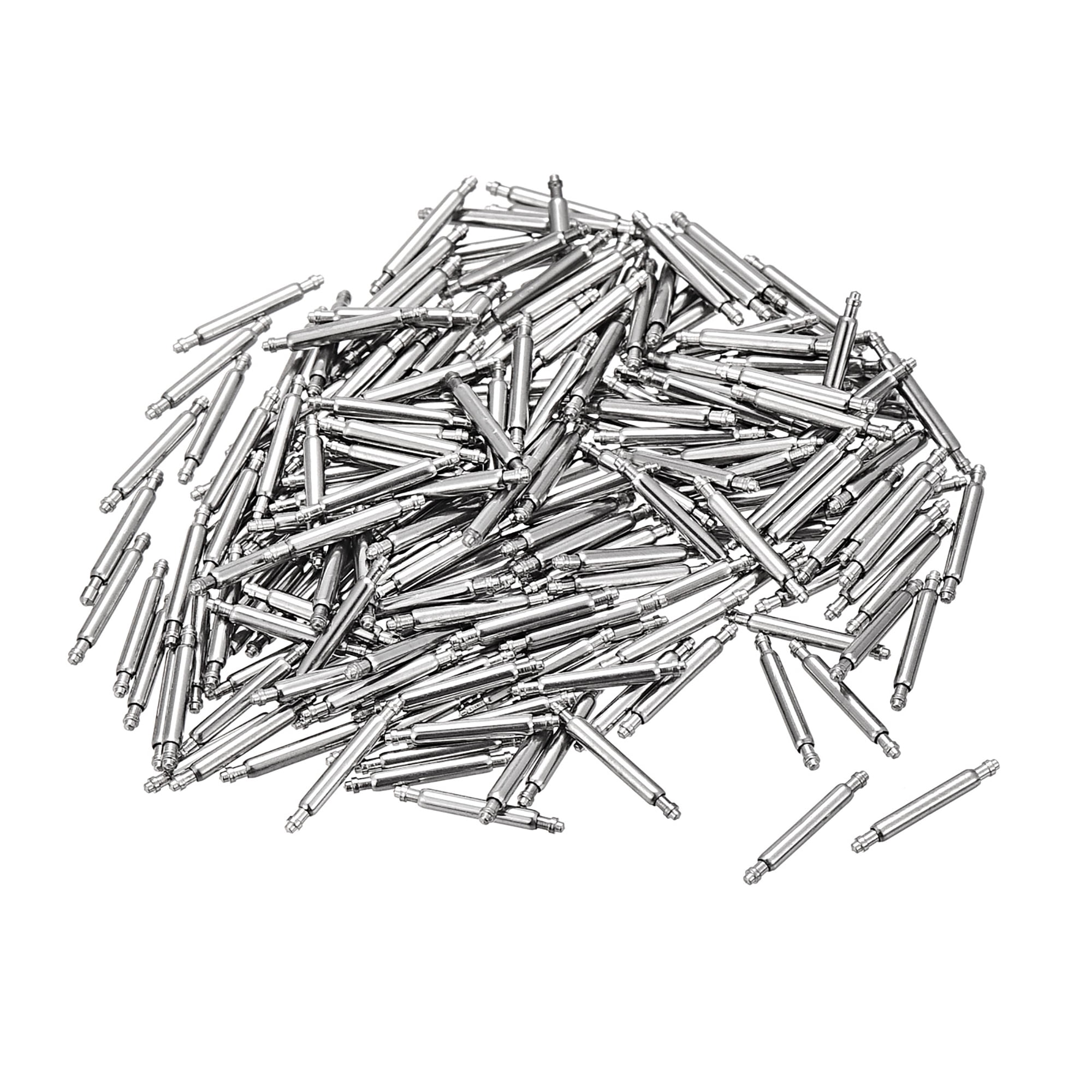 9mm Watch Band Pin 1.3mm Dia Stainless Steel Single Flanged End Spring ...