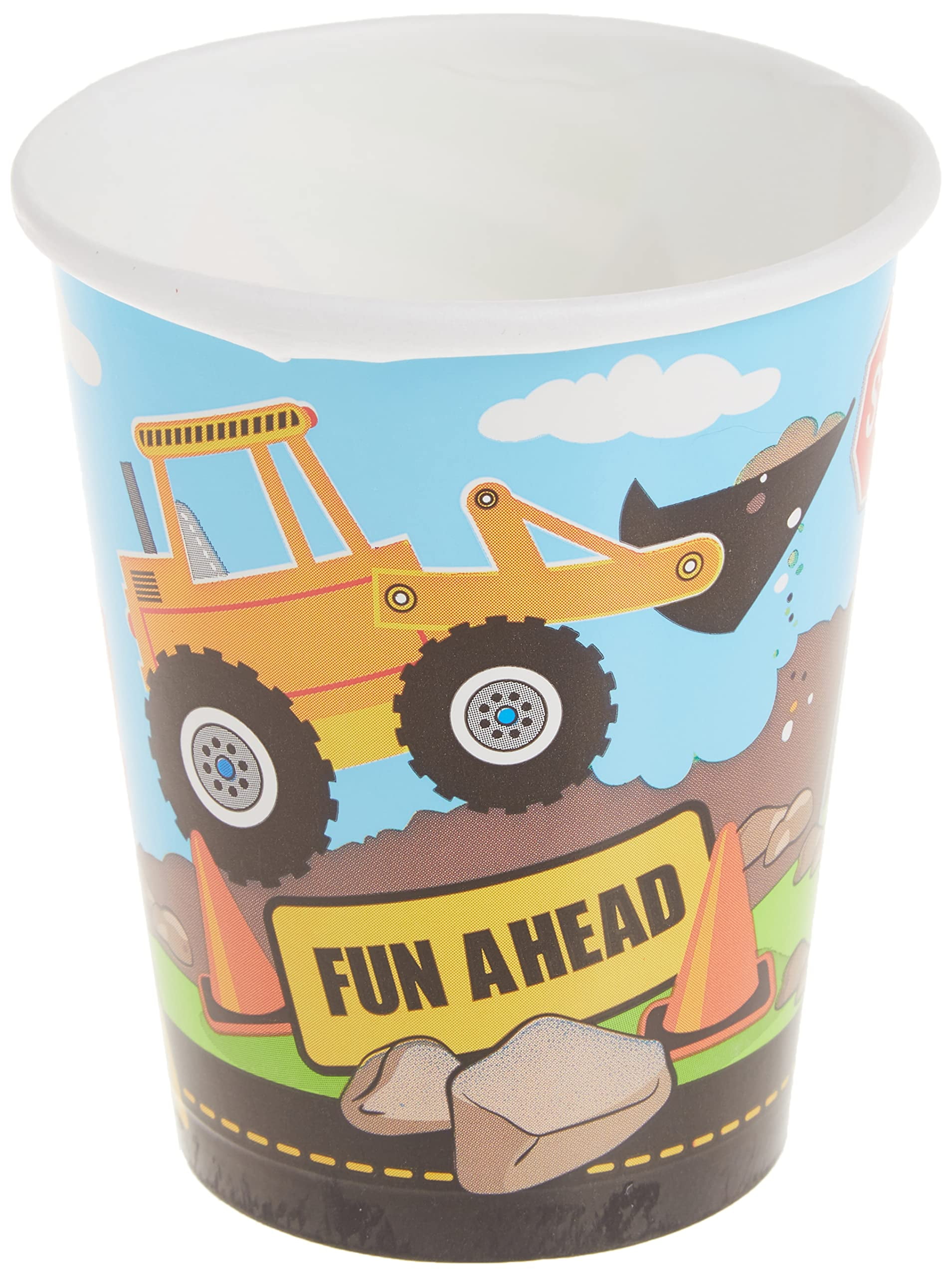 9oz Paper Construction Party Cups, 8ct - Walmart.com