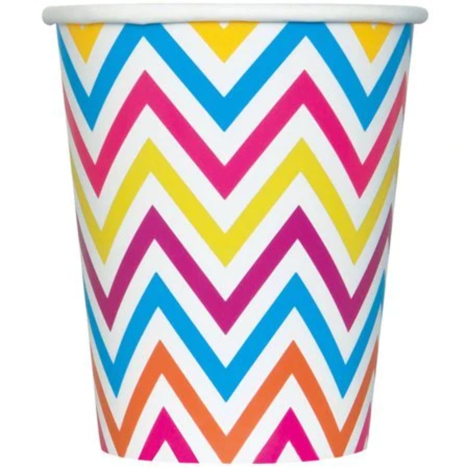 9oz Paper Rainbow Chevron Cups, 8ct - Walmart.com