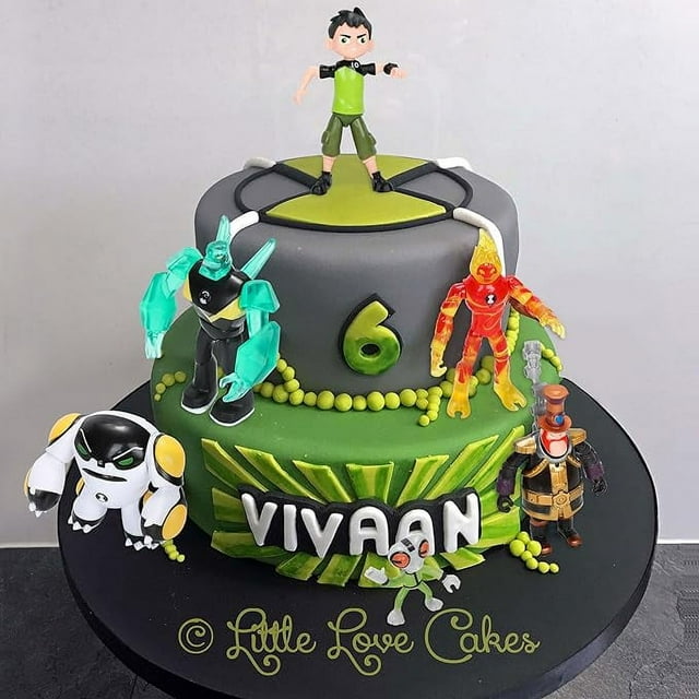 9pc Figures Based on Ben 10 Action Figures Ben Tennyson, Four Arms ...