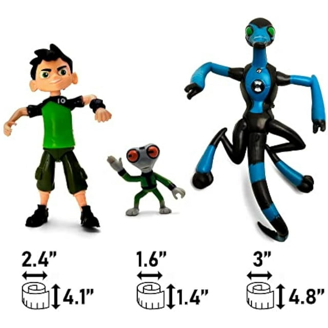 9pc Figures Based on Ben 10 Action Figures Ben Tennyson, Four Arms ...