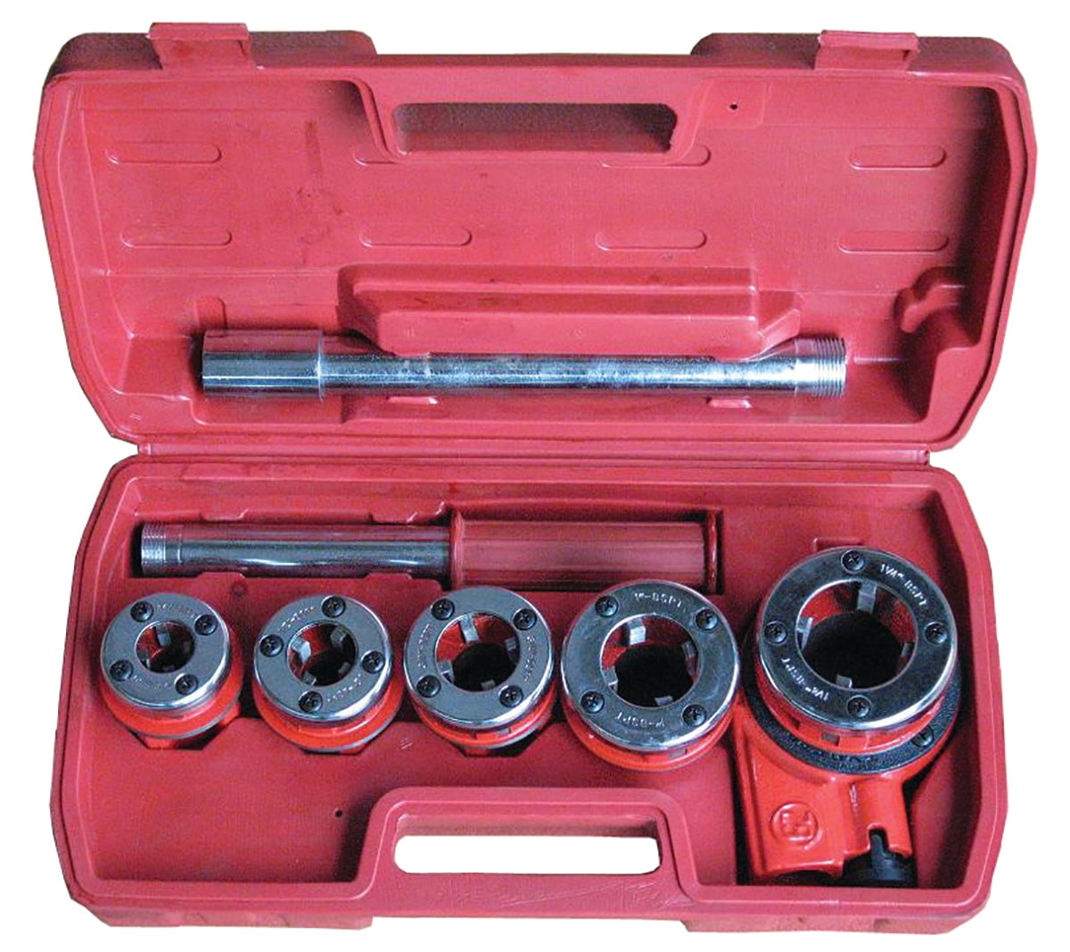 9pc Ratcheting Pipe Threader with Plastic Case - Walmart.com