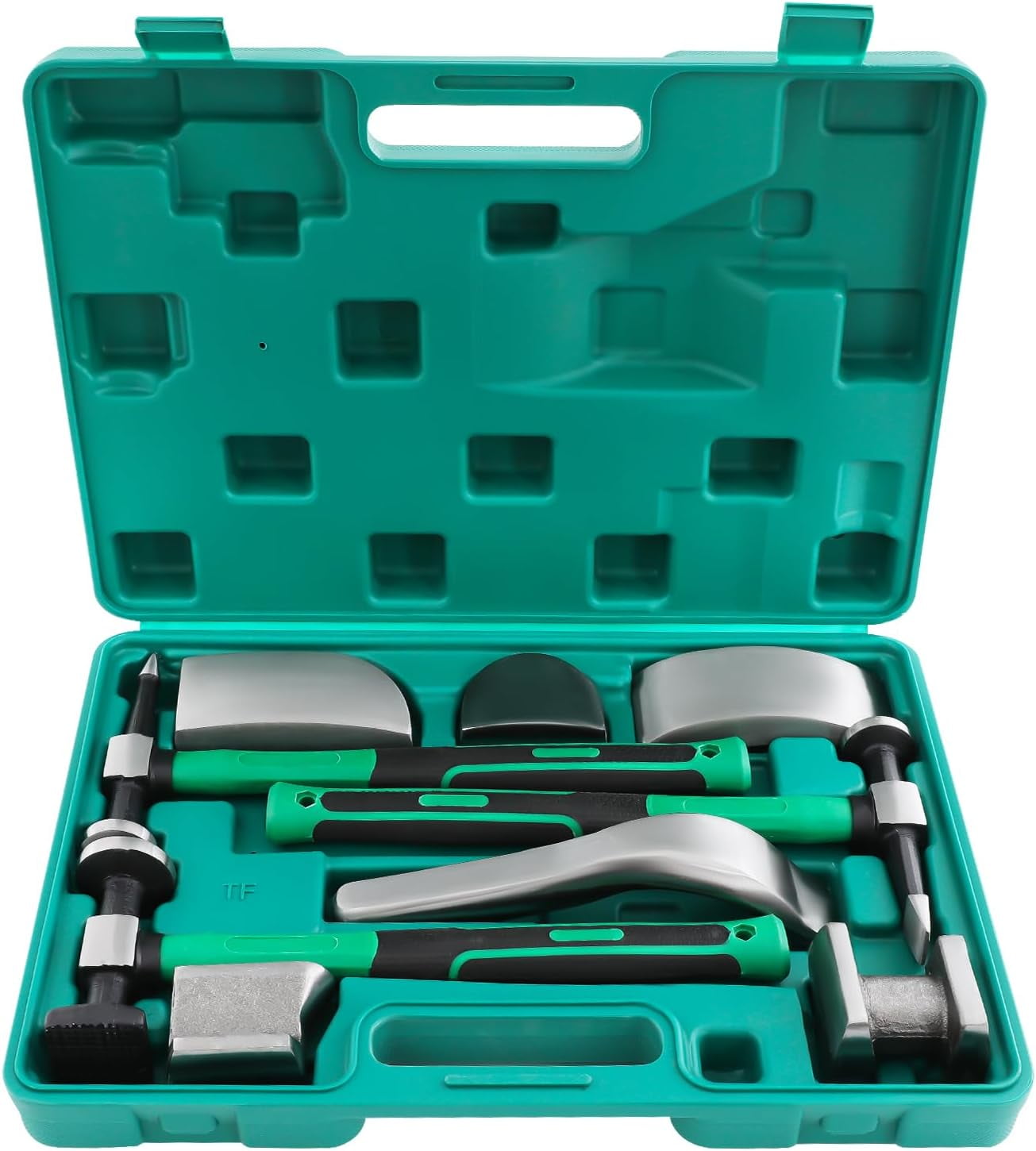 9pcs Auto Body Hammer Repair Tools, Auto Body Panel Fender Hammer Dolly ...