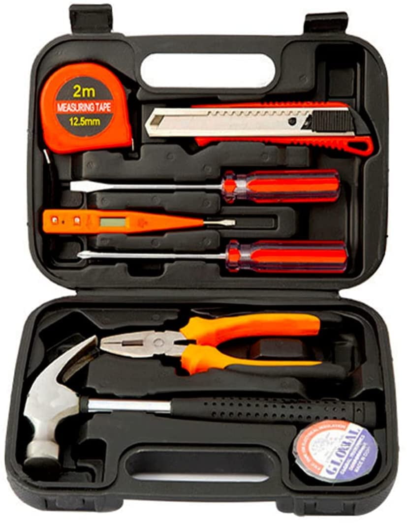9pcs Basic Tool Kit, Home Screwdriver Tool Kit | For Women Men Students ...