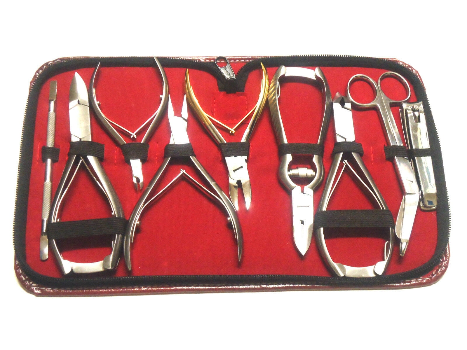 9pcs Complete Podiatrist Heavy Duty Clippers and Cutters Variety Tools ...