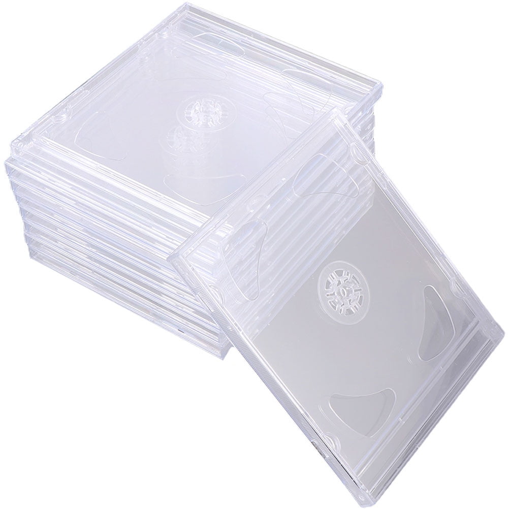 9pcs Double CD Jewel Cases DVD Cases Acrylic DVD Holders CD Storage ...