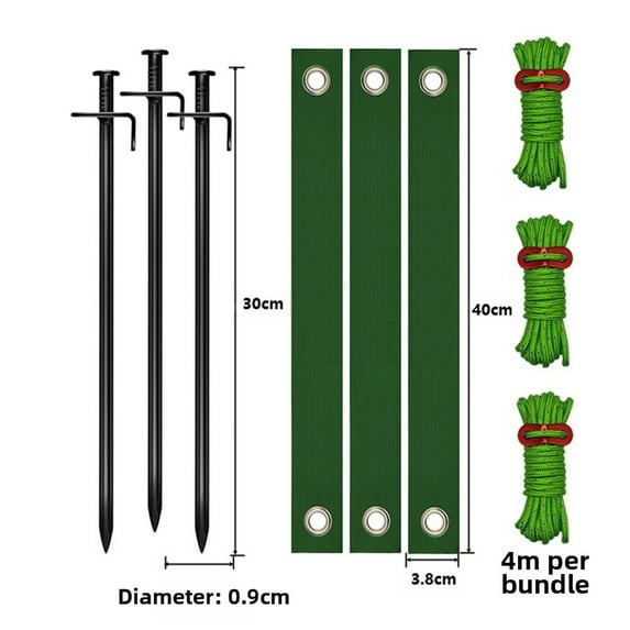 9pcs Heavy Duty Tree Stump Support Kit: your trees from wind - Walmart.com