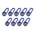 9pcs Keychain Navigation Tool Outdoor Carabiner Compasses Pendant for ...