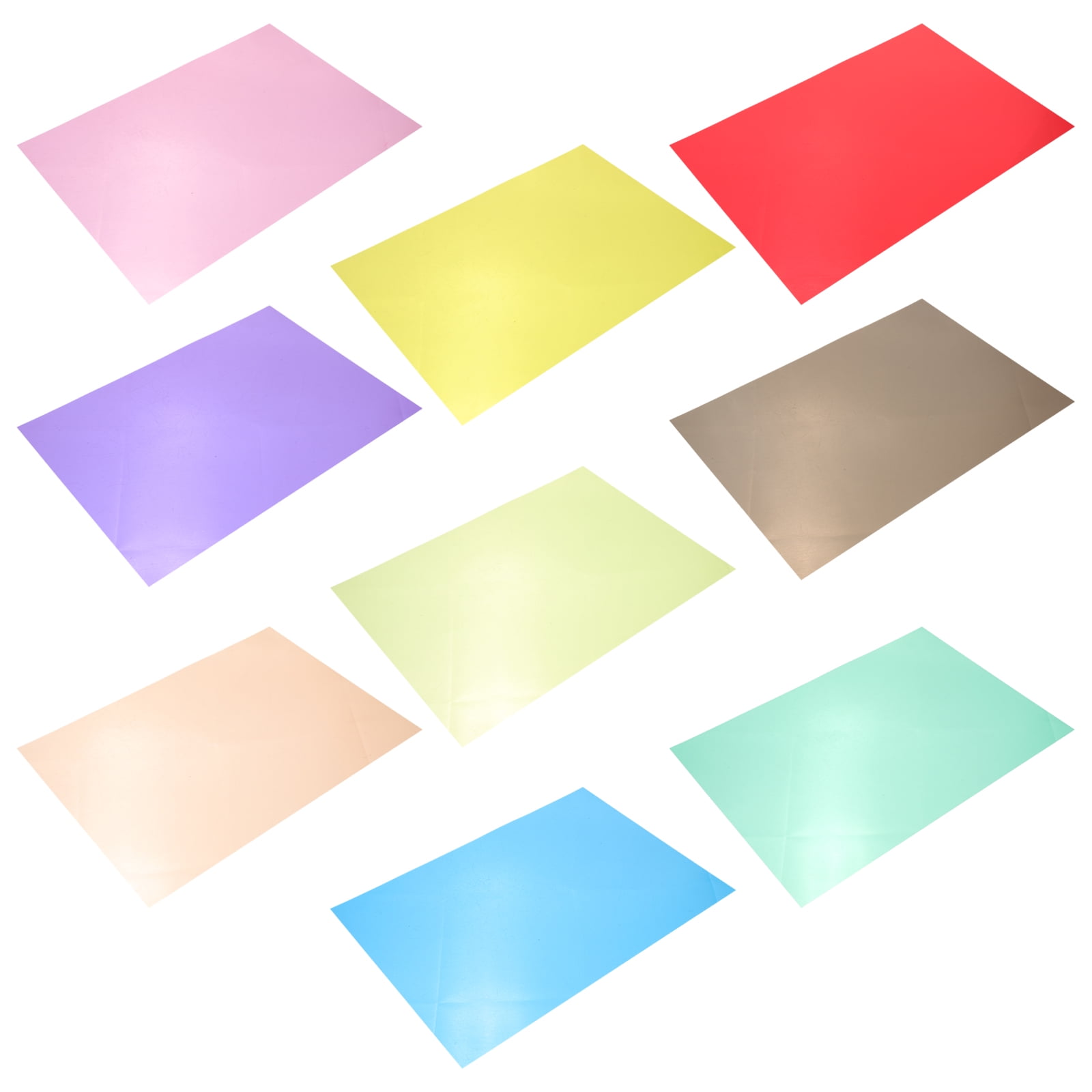 9pcs Light Filters Sheet Translucent Light Diffuser Film Colored PVC ...