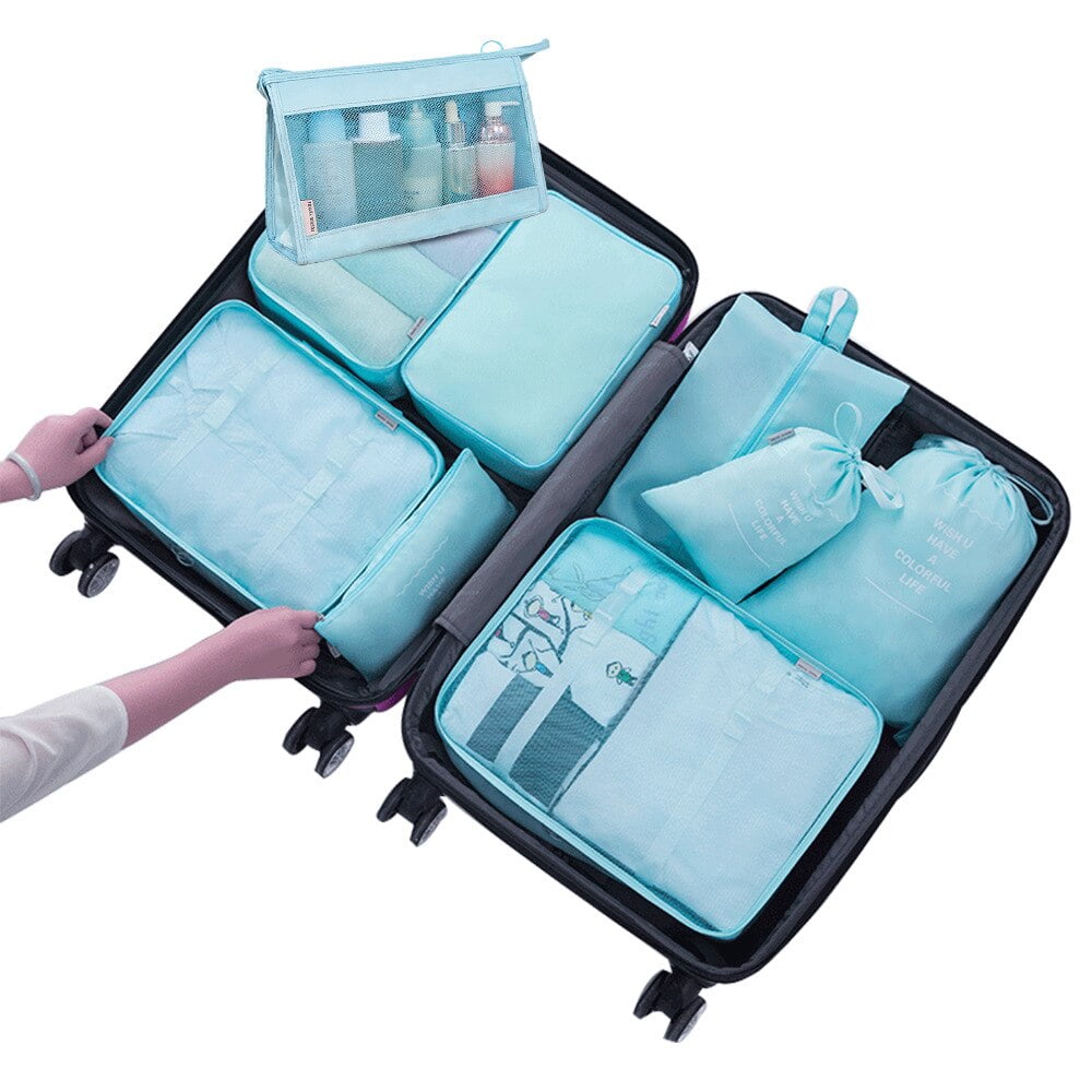 9pcs Luggage Storage Bag Travel Organizer Bags Waterproof Project ...