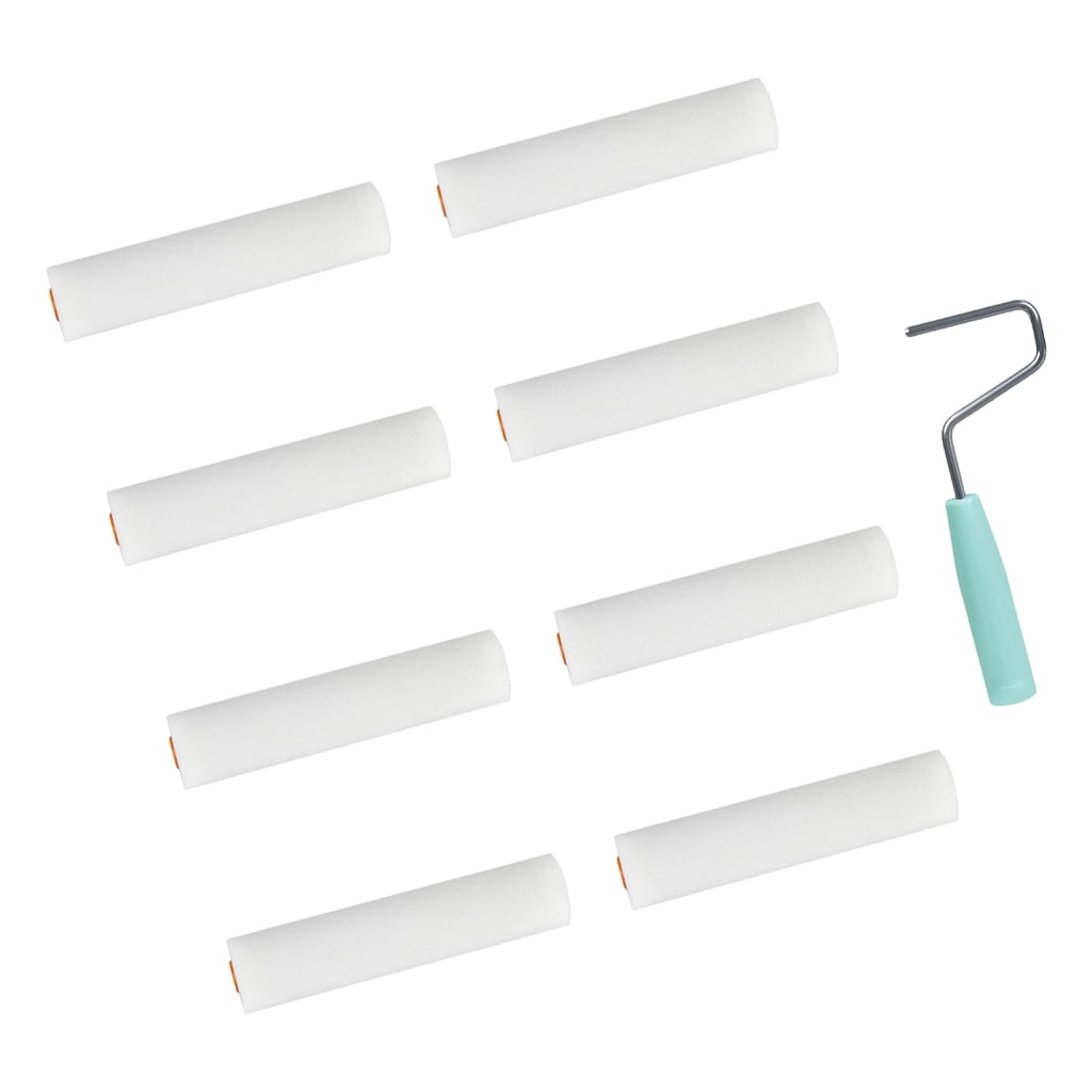 9pcs Mini Foam Rollers Compact Foam Roller Set Upgrades for Home DIY ...