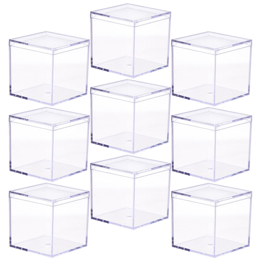 9pcs Mini Sqaure Boxes Square Cube Box Mini Display Box Candy Box Candy ...