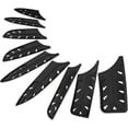 9pcs Plastic Knife Covers Sleeves Edge Guard Sheath Blade Protector for ...