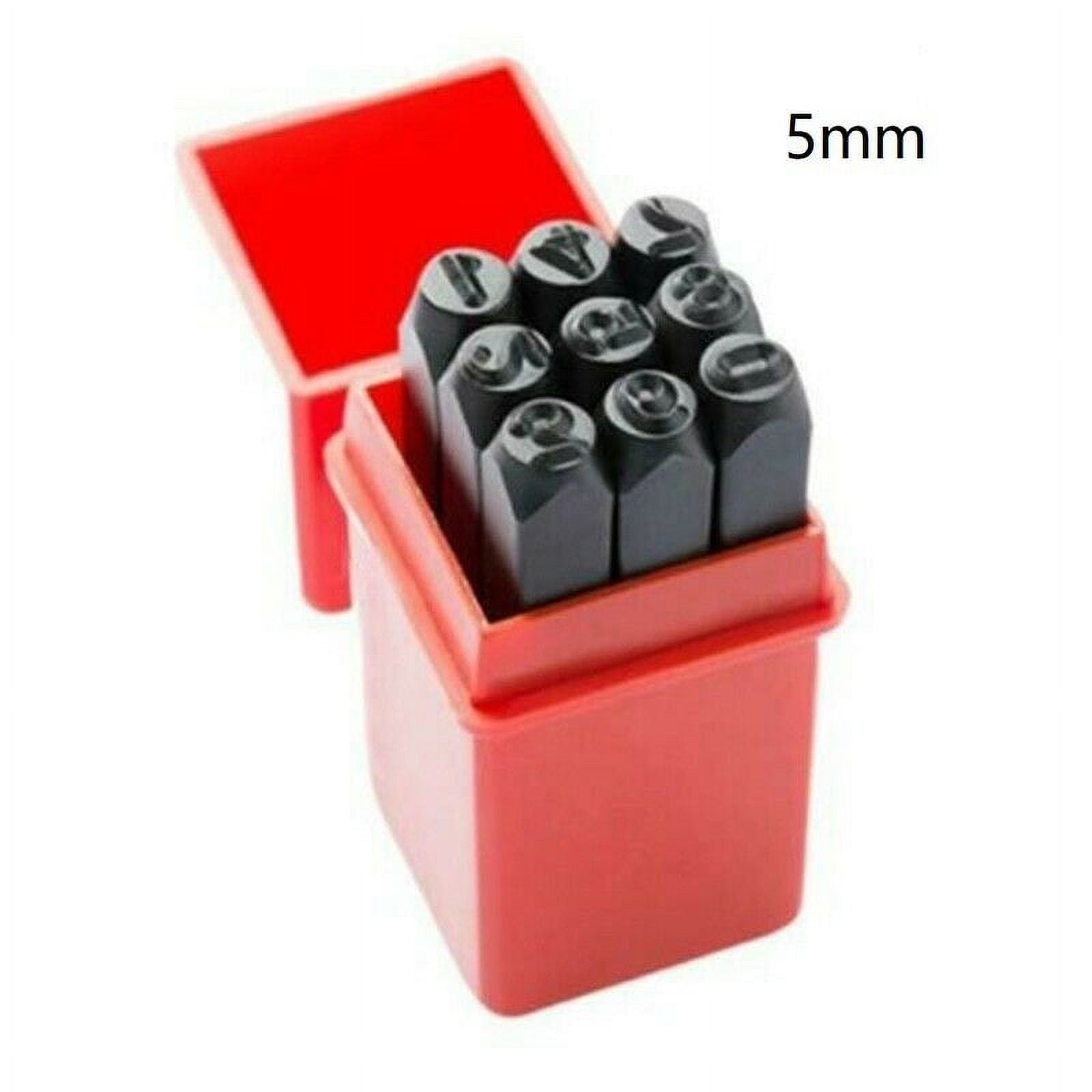 9pcs Punch Leather Punching Hand Leather DIY Tool and Carving Seal ...