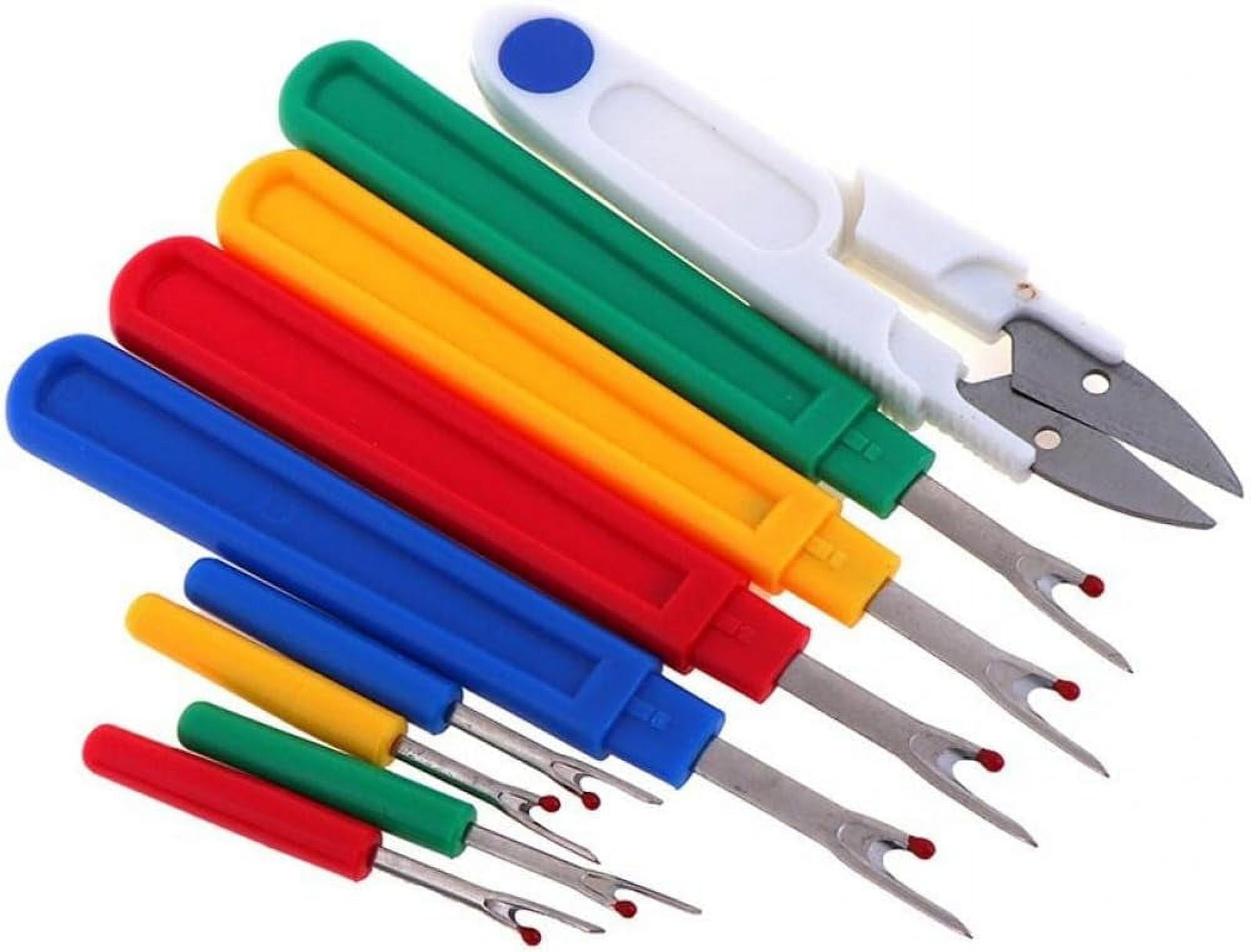 9pcs Seam Stitch Unpicker with Plastic Handle Thread Cutter DIY Sewing ...