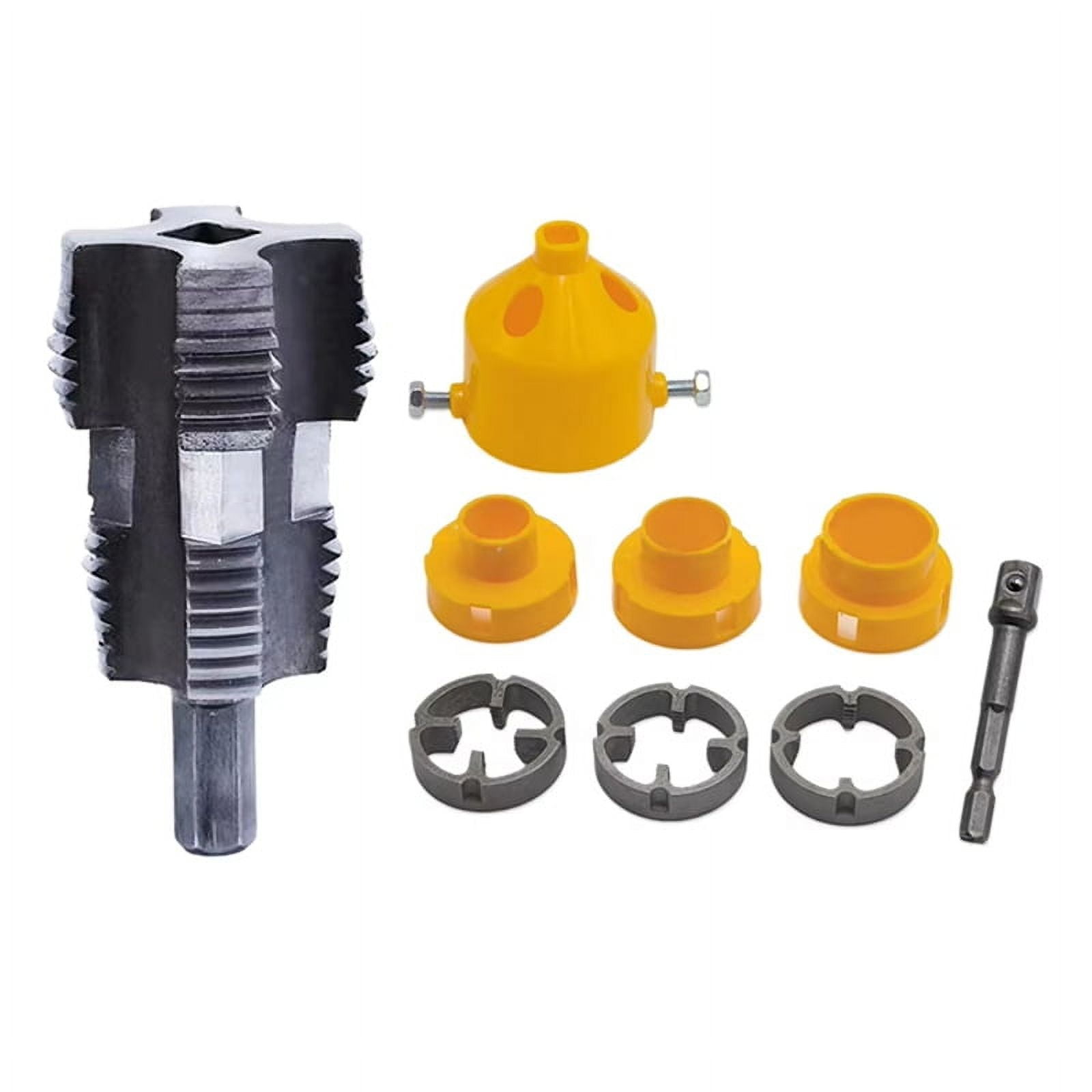 9pcs/Set PVC Pipe Threader Kit Pipe Threader Pipe Round Die 4/6 Points ...