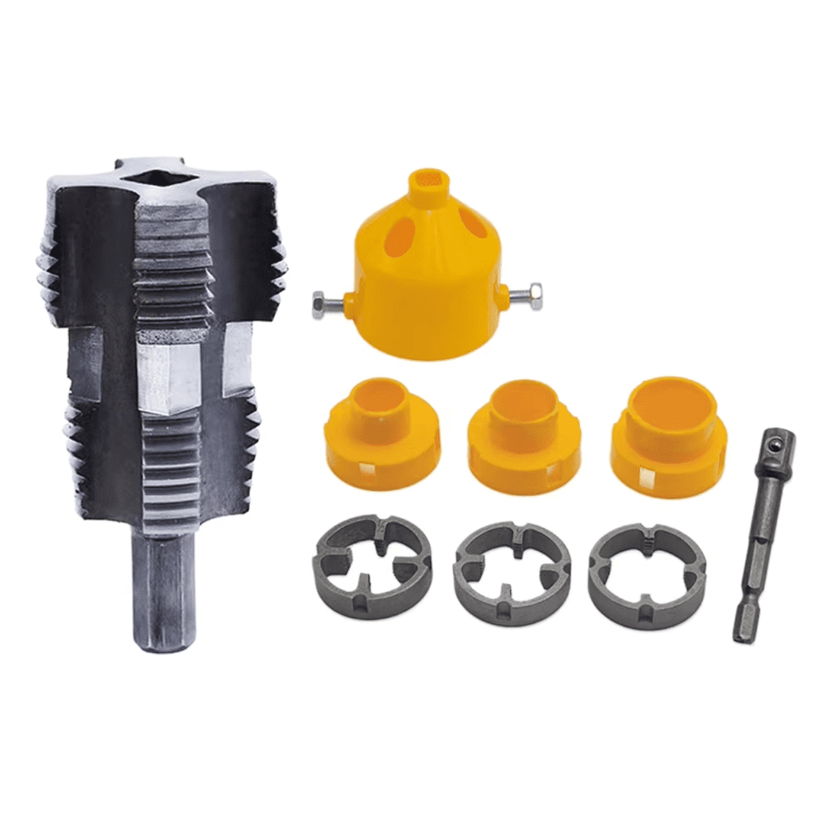 9pcs/Set PVC Pipe Threader Kit Pipe Threader Pipe Round Die 4/6 Points ...