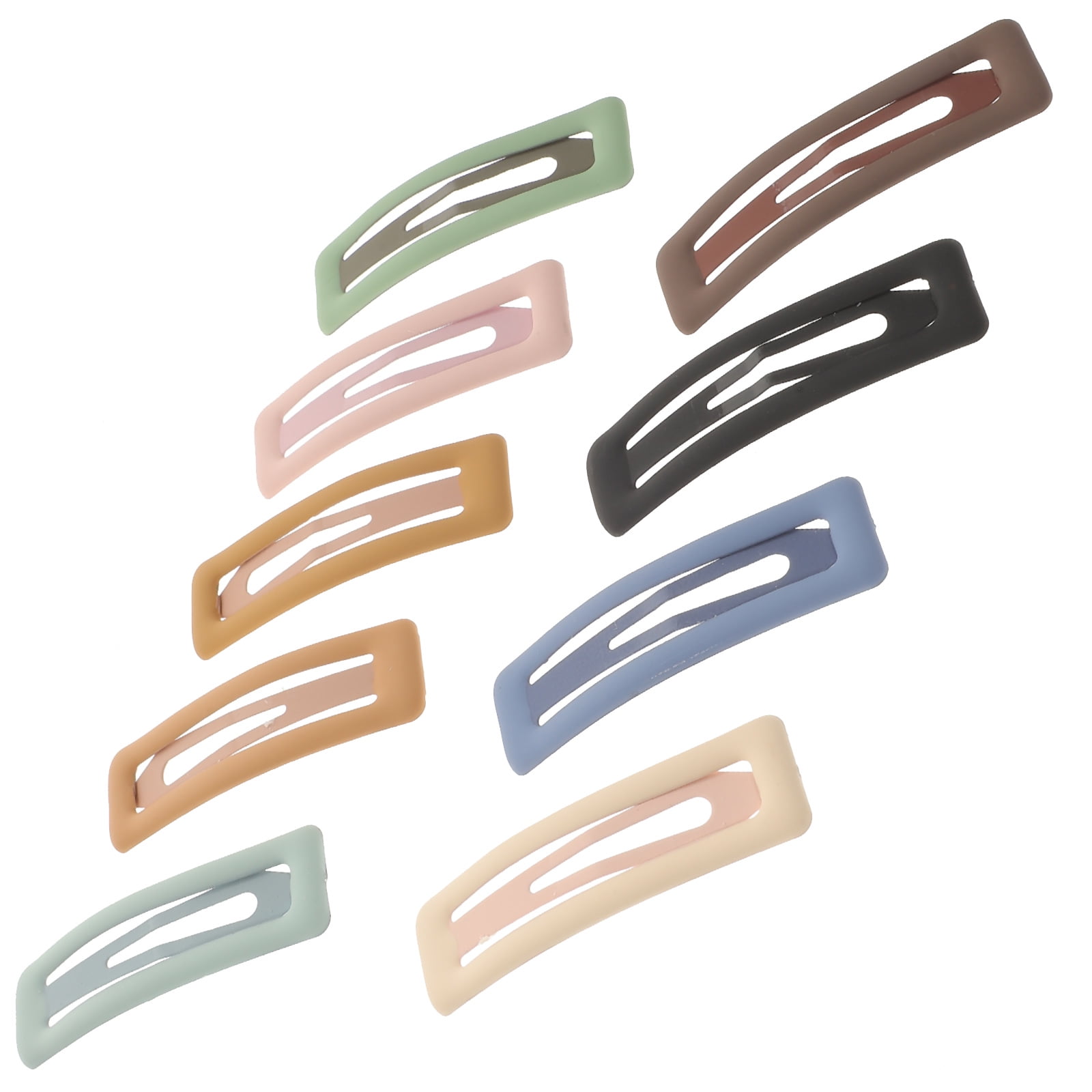 9pcs Snap Hair Barrettes Simple Kids Hair Barrettes Hair Hair Barrettes ...