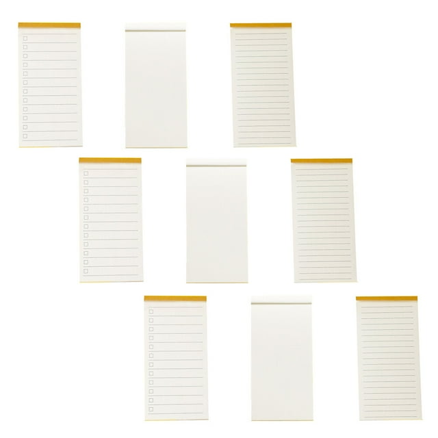 9pcs To-Do List Notepad Planner Checklist Organizing Tear-off Sheets ...