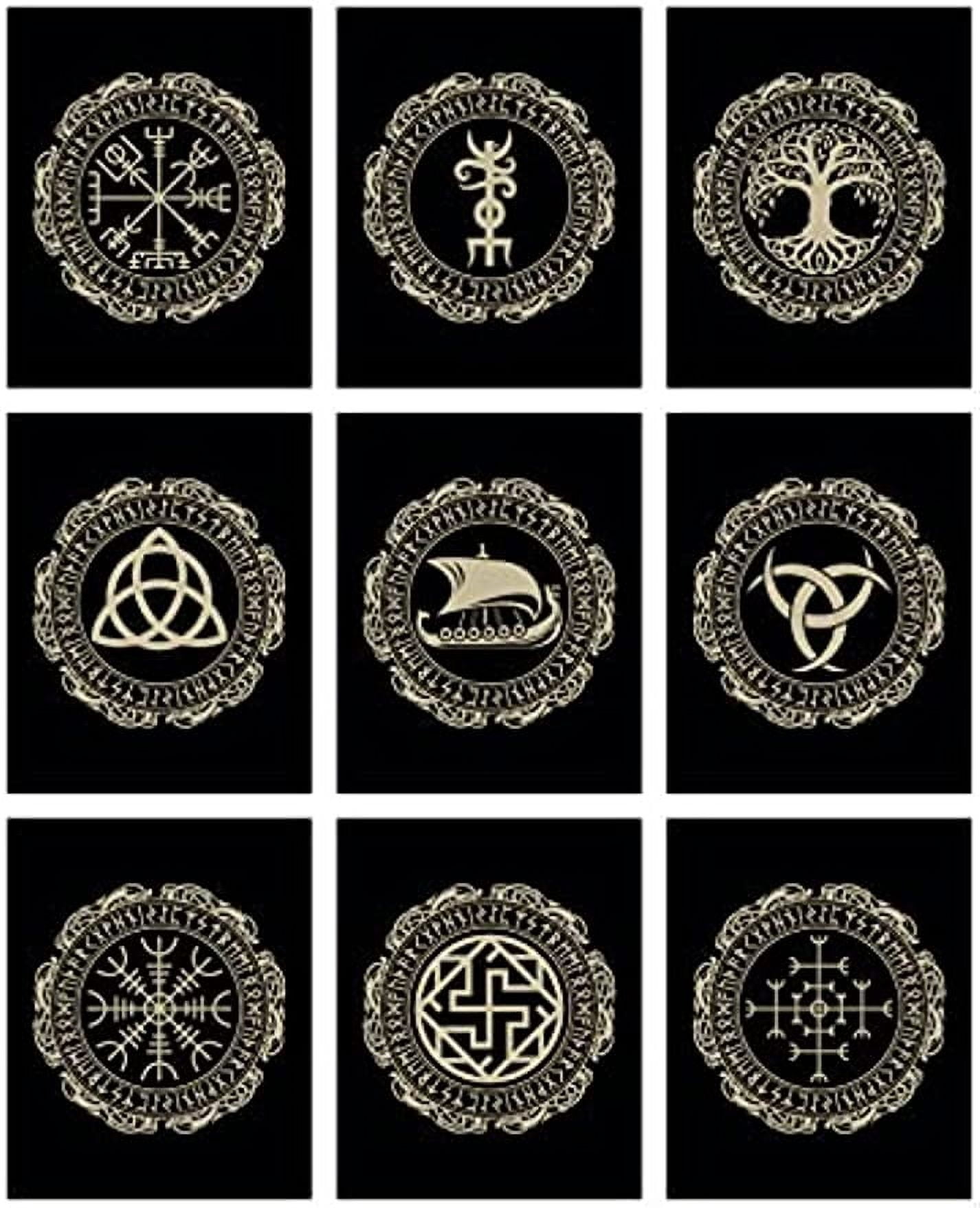 Customer reviews for 9pcs Vikings Poster Unframed Nordic Viking Wall ...