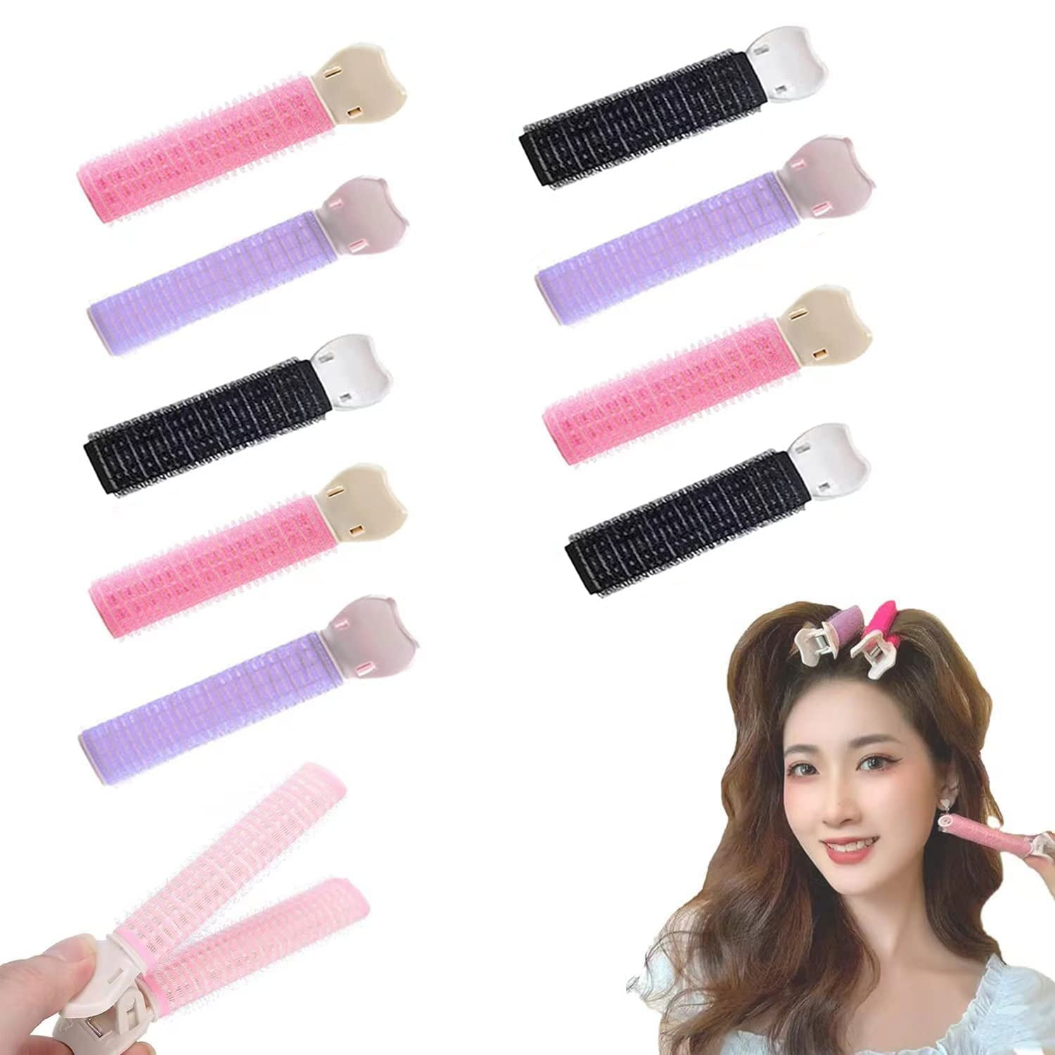 9pcsVelcro Clips for Hair,Volumizing Root Clips for Hai, DIY Instant ...