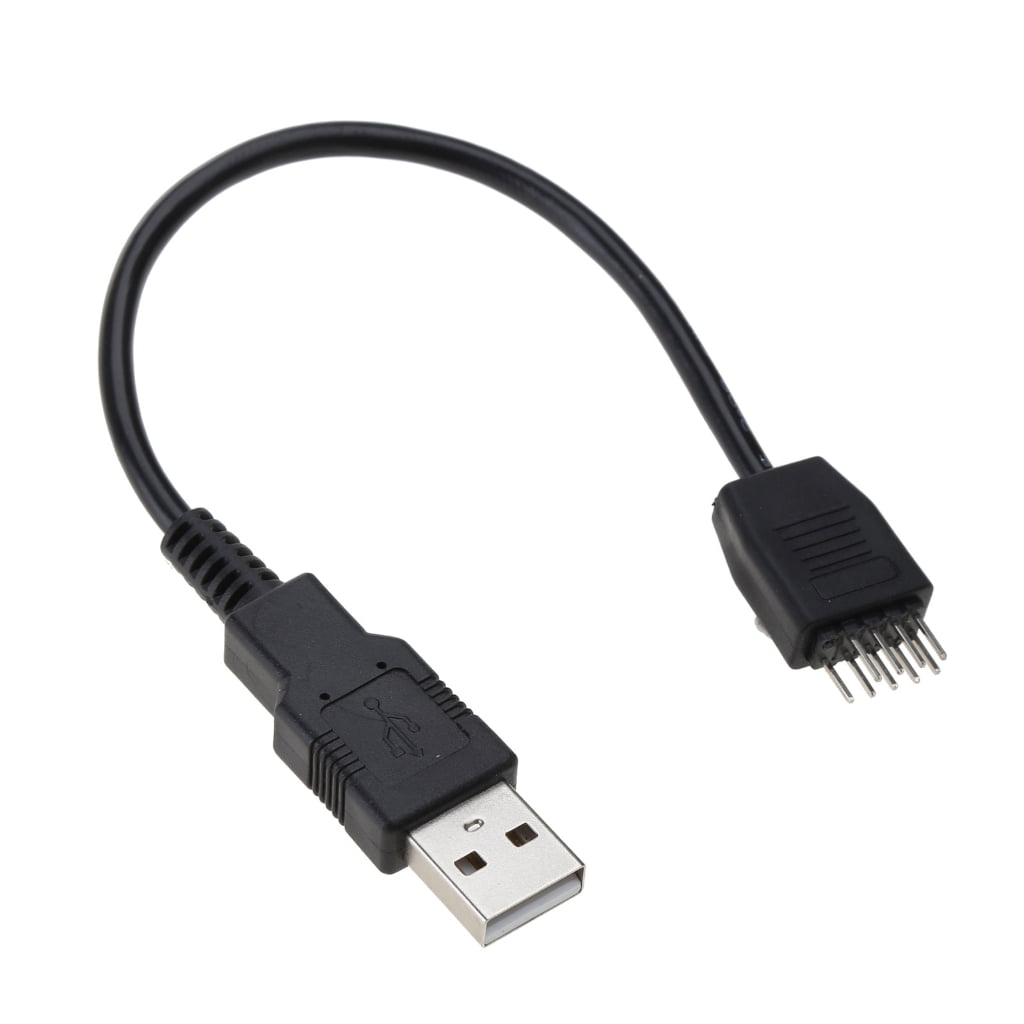 9pin USB Header to USB Cable USB 2.0 Type A Male to 9 Pin Male ...
