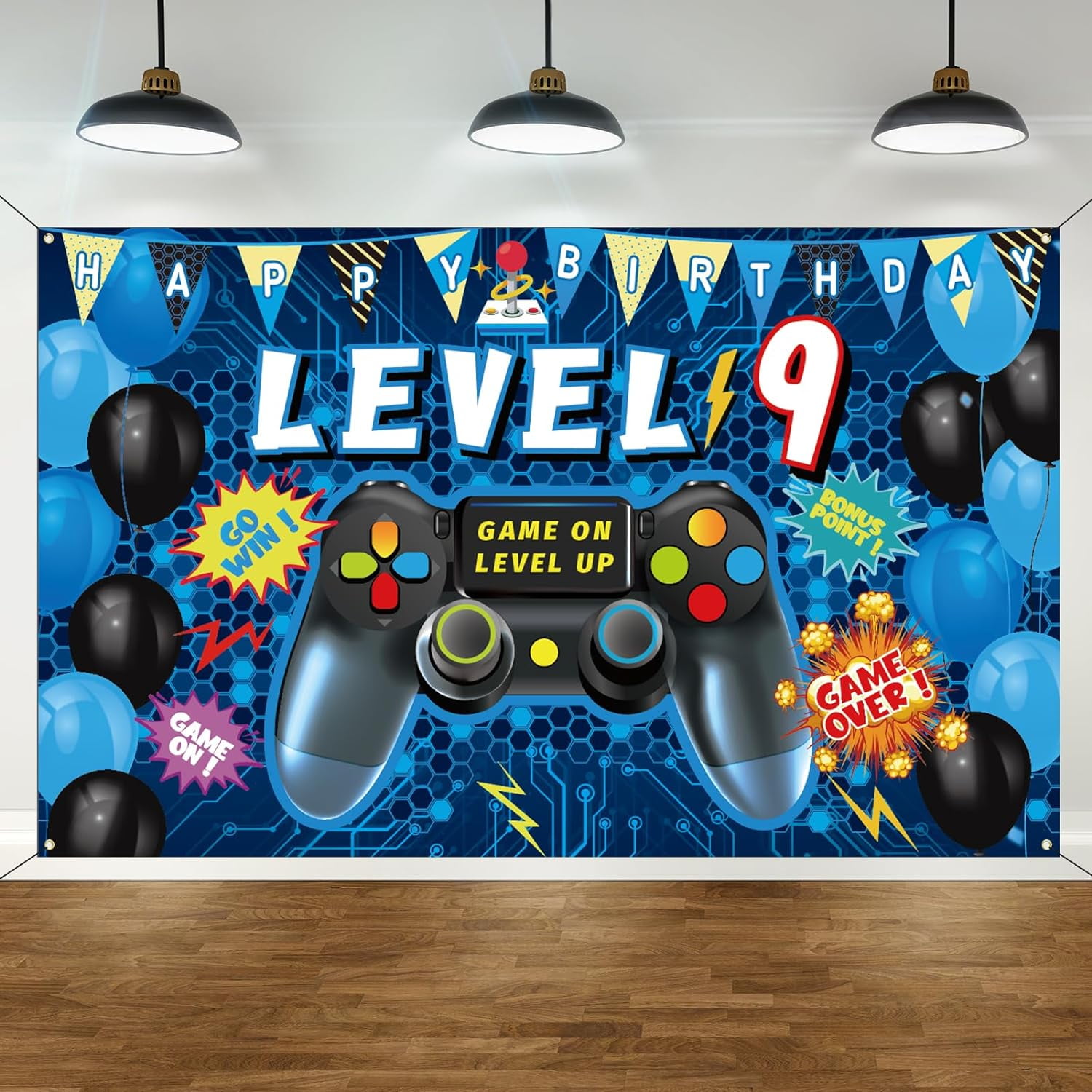 9th Birthday Decorations for Boys 9th Video Game Birthday Decorations 9 ...