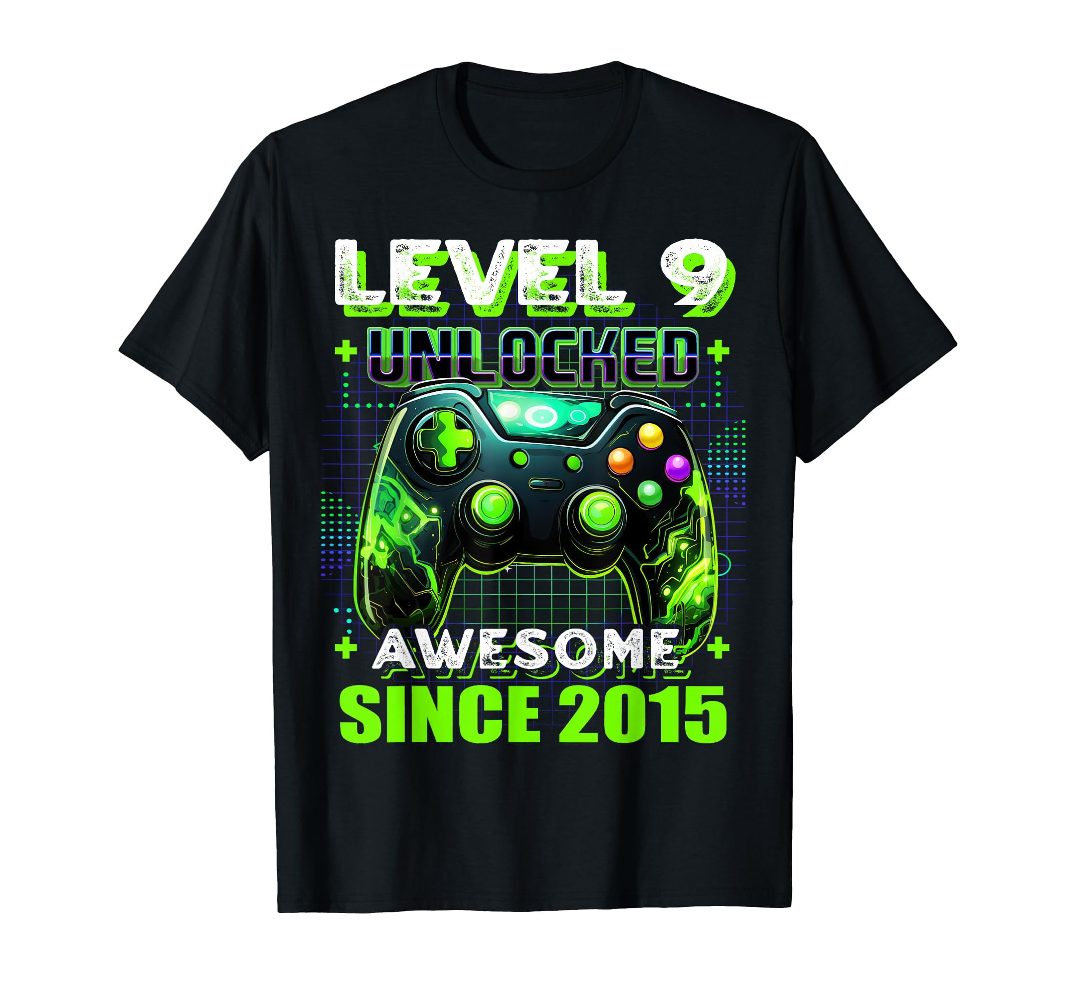 9th Birthday Gamer 9 Year Old Funny Bday Boy Nine Son T-Shirt - Walmart.com
