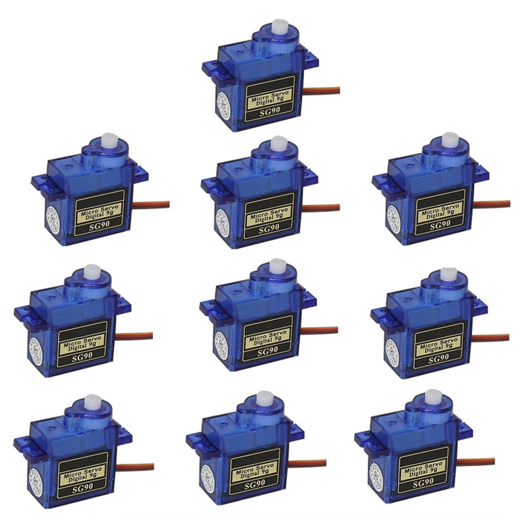 9x 9G SG90 Micro Servo Motor for RC Robot Helicopter Airplane Aircraf ...