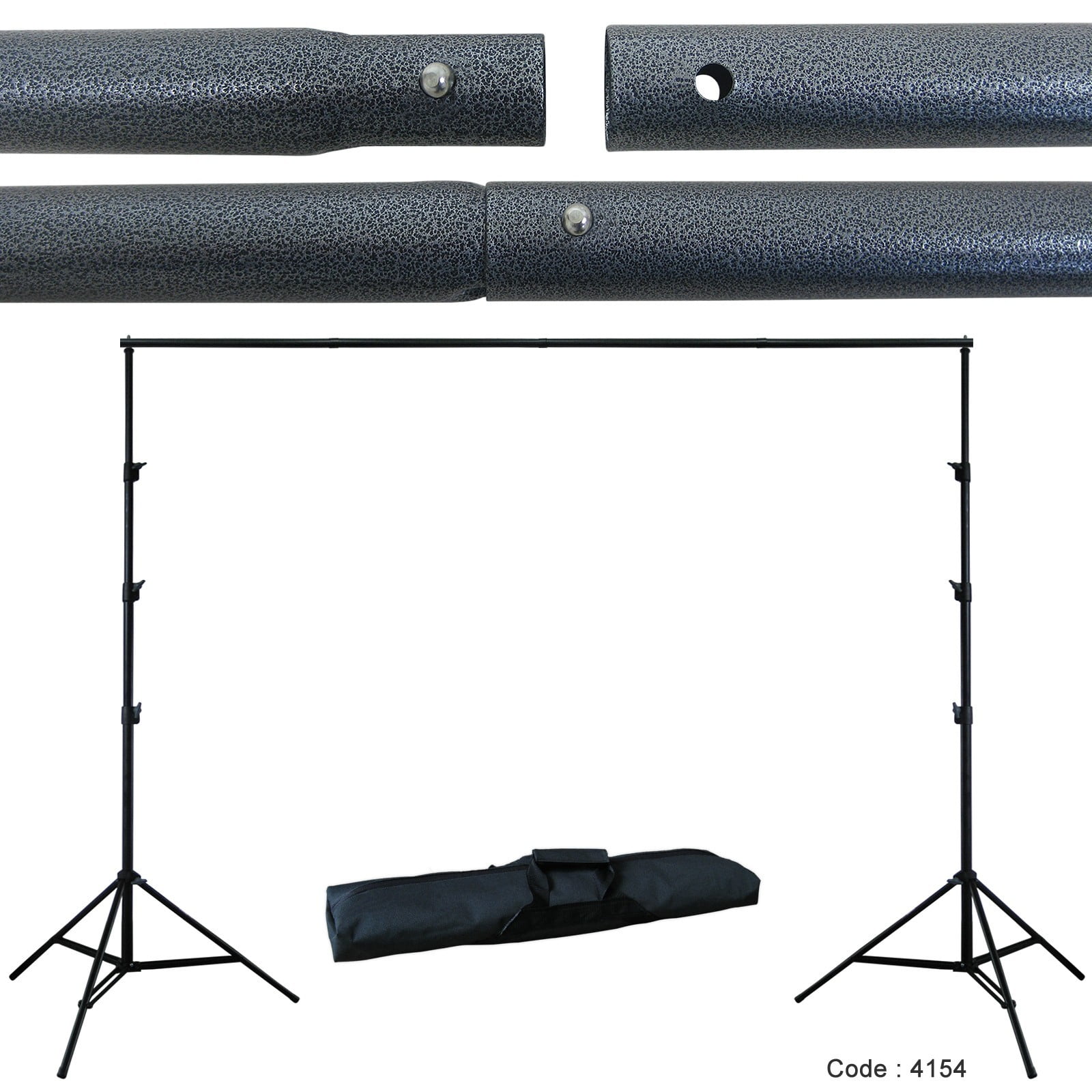 9x10 Adjustable Background Support Stand Photo Backdrop Crossbar Kit ...
