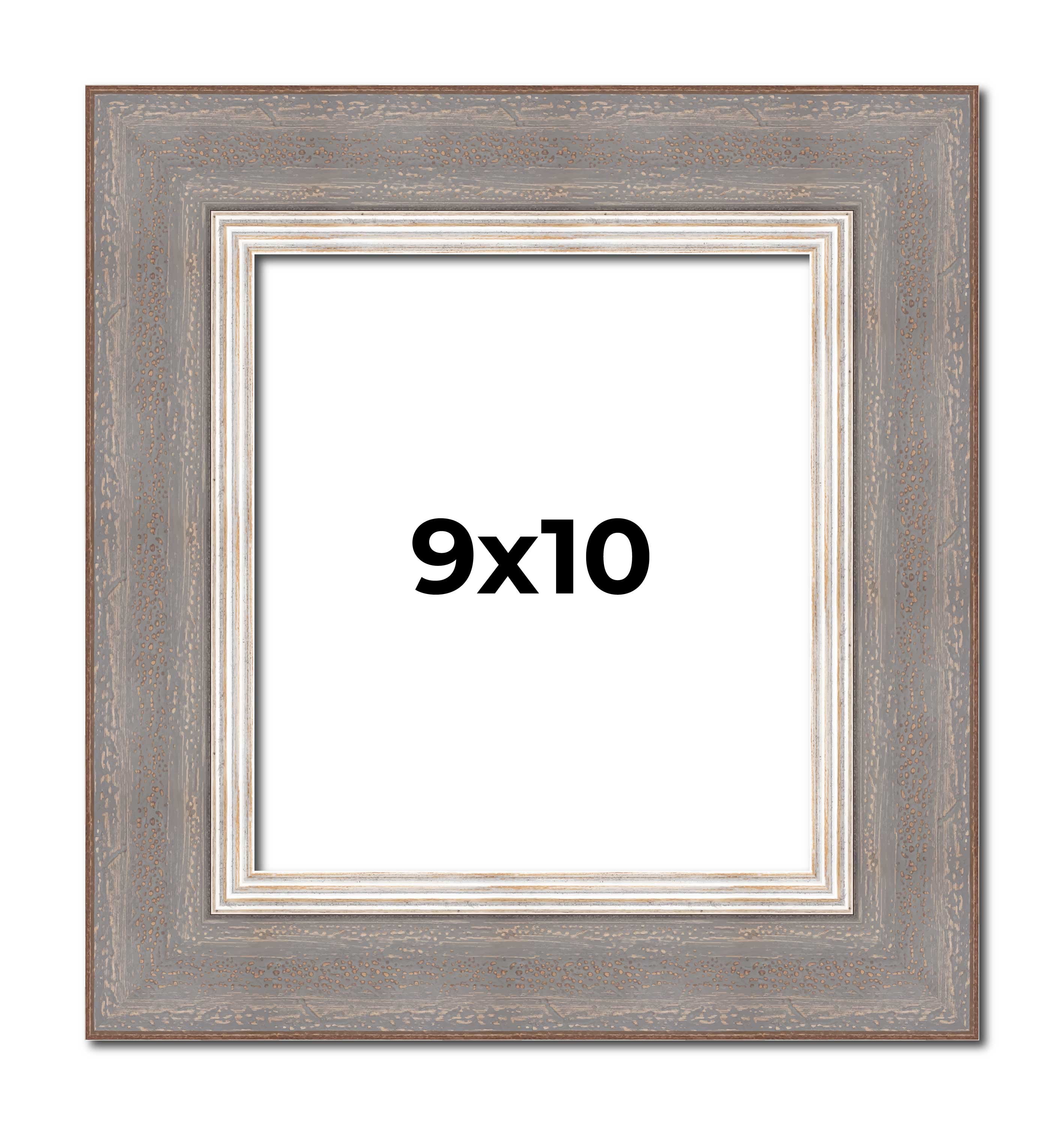 9x10 Frame Grey Real Wood Picture Frame Width 2.75 Inches | Interior ...