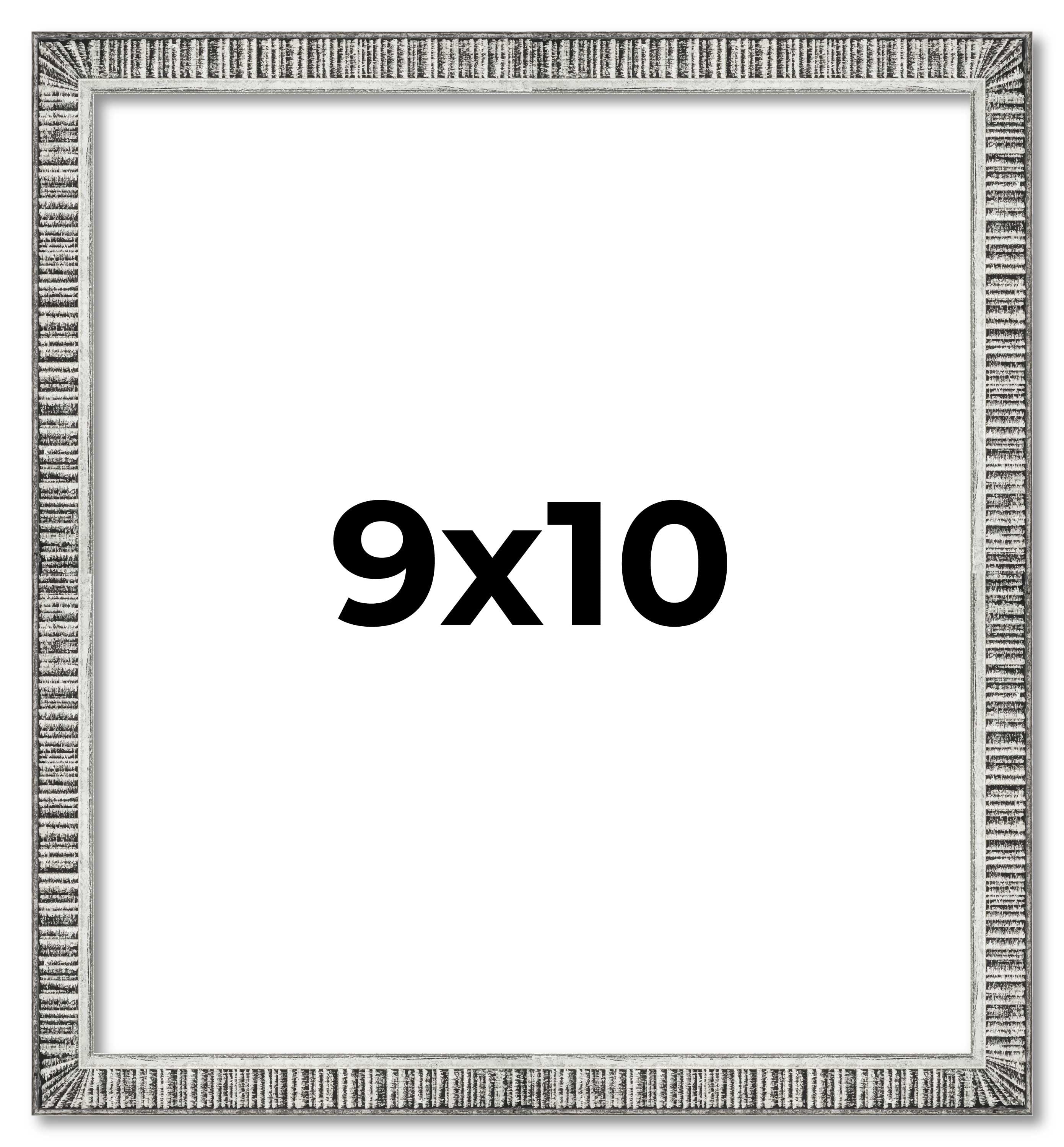 9x10 Frame Silver Picture Frame - Complete Modern Photo Frame Includes ...