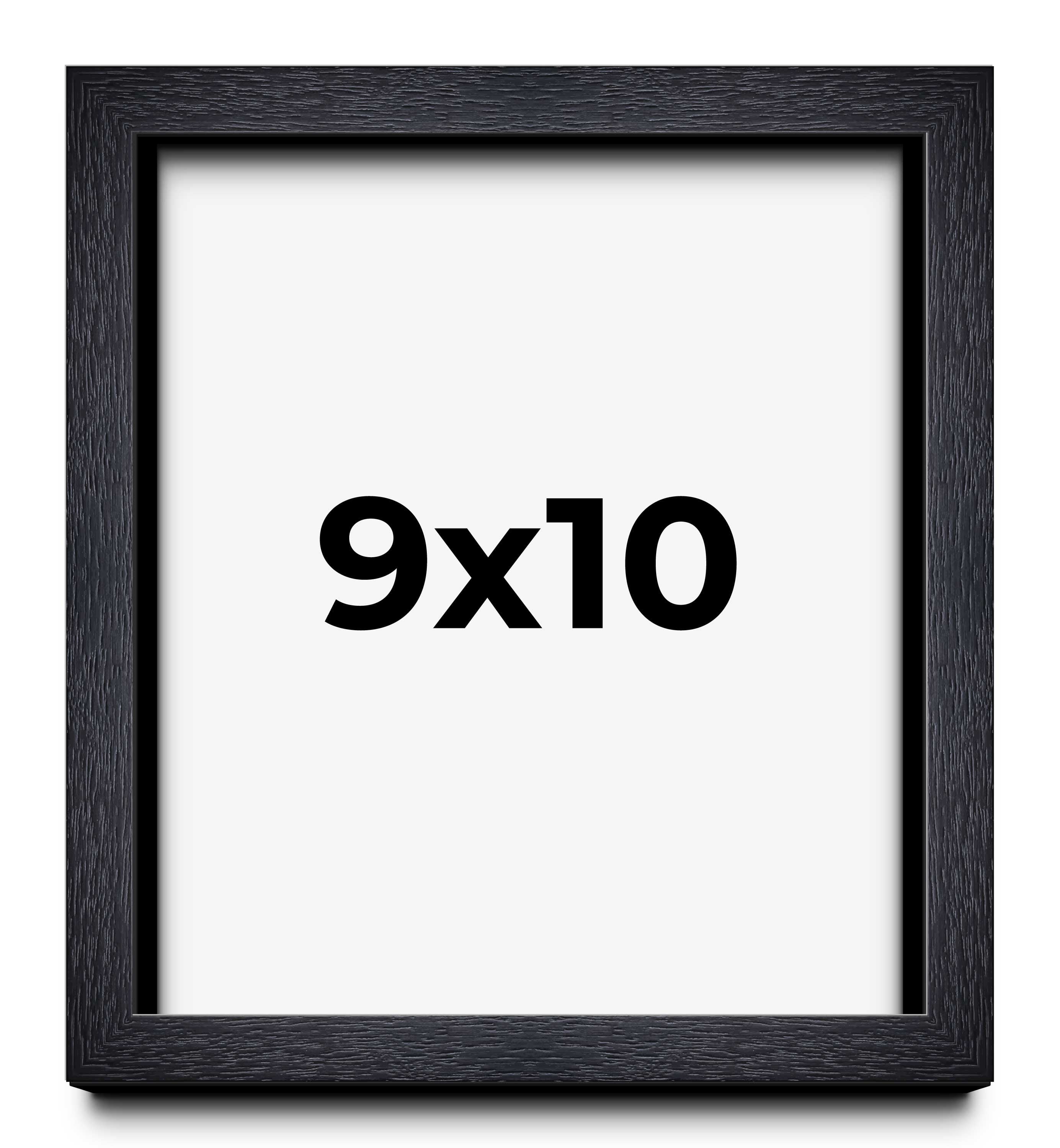 9x10 Shadow Box Frame Black | 1 Inches Deep Real Wood Farmhouse ...