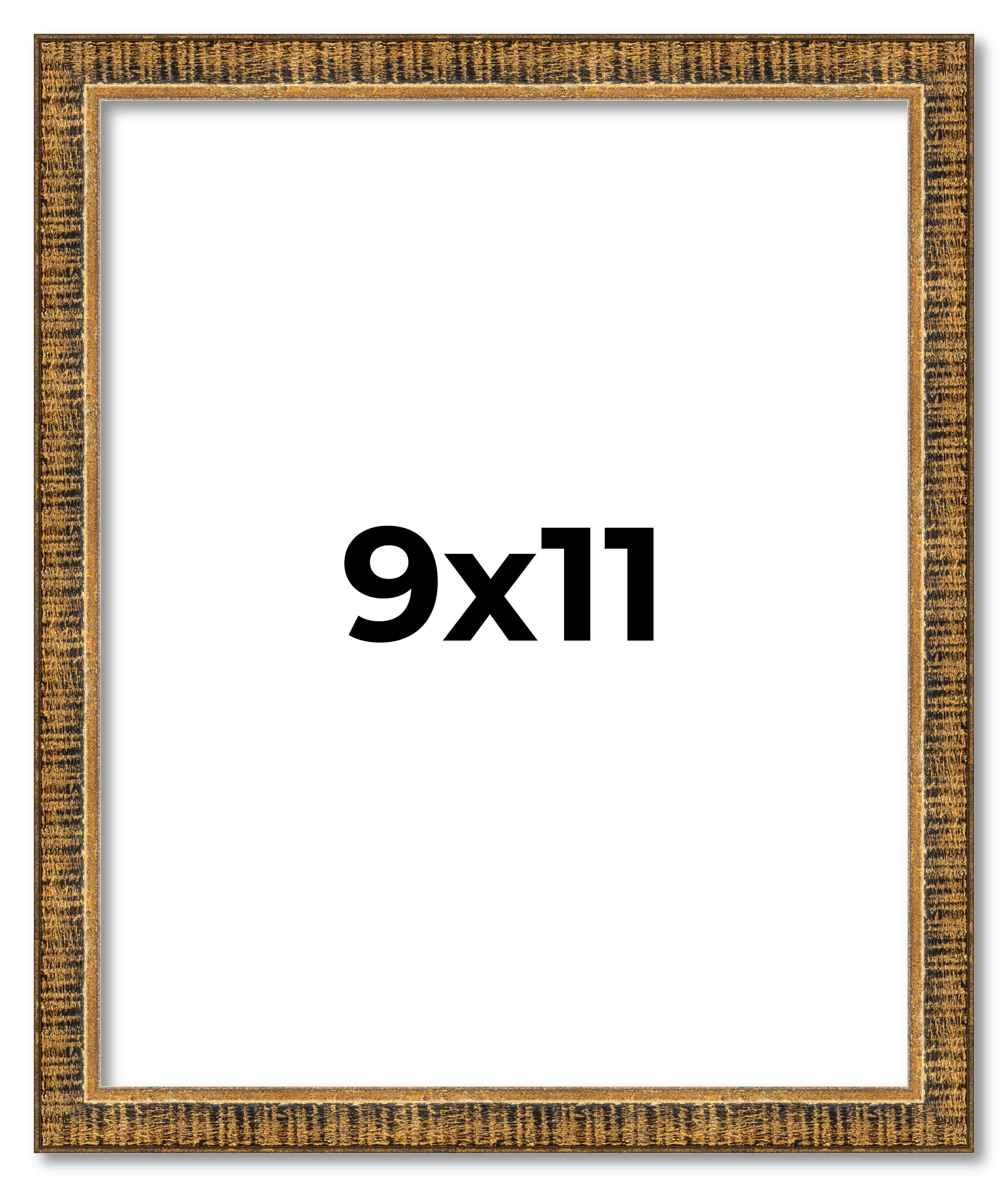 9x11 Frame Gold Picture Frame - Complete Modern Photo Frame Includes UV ...