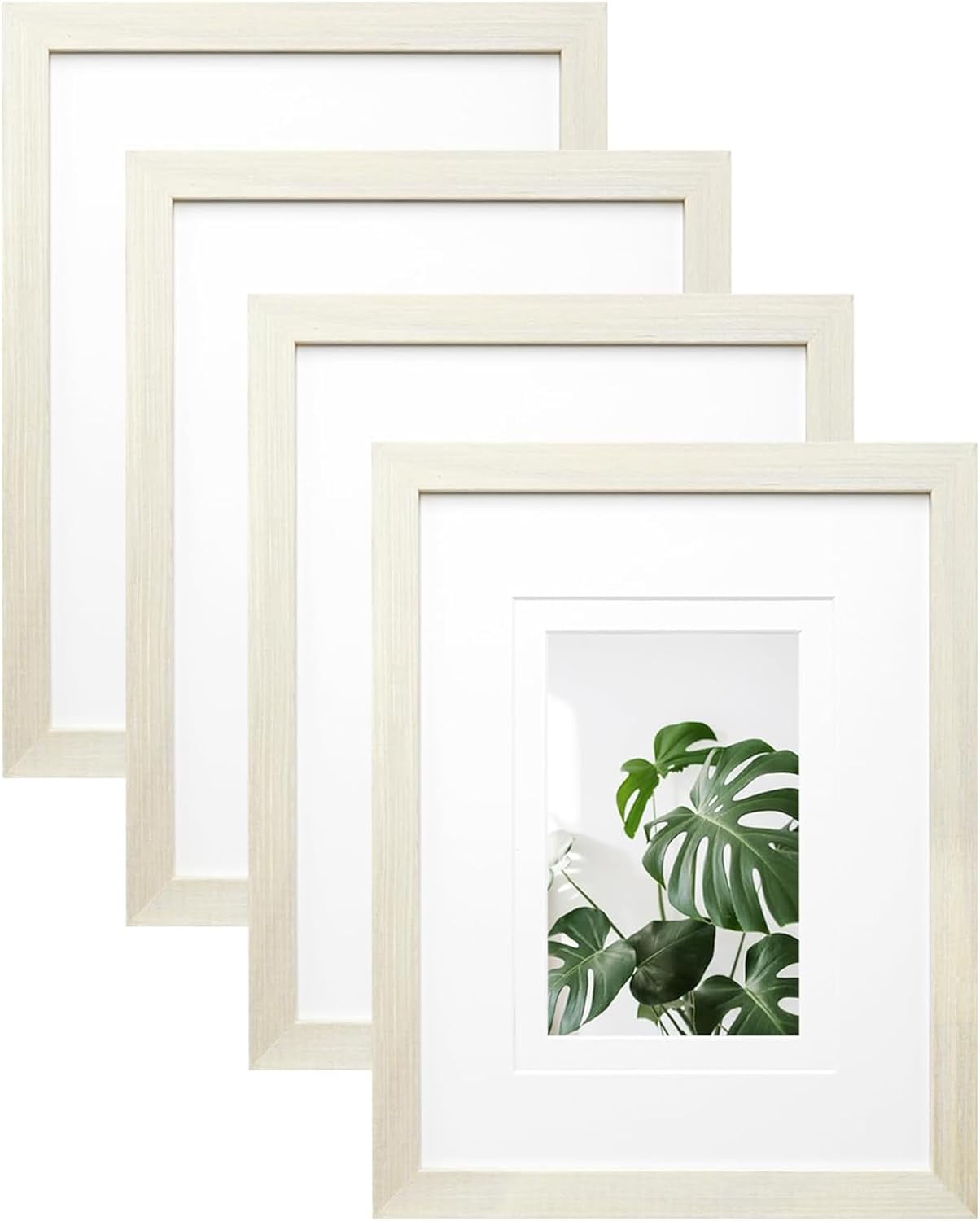 9x12 Picture Frames Set of 4, Made of Solid Wood Covered by Plexiglass ...