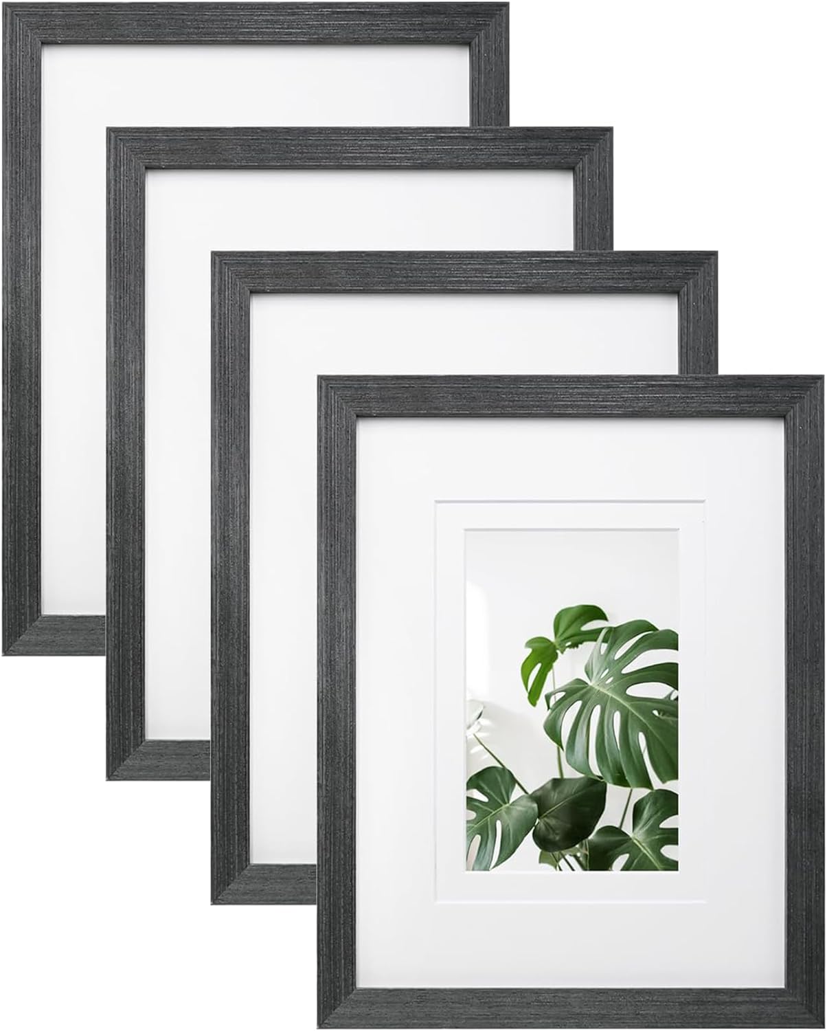 9x12 Picture Frames Set of 4, Made of Solid Wood Covered by Plexiglass ...