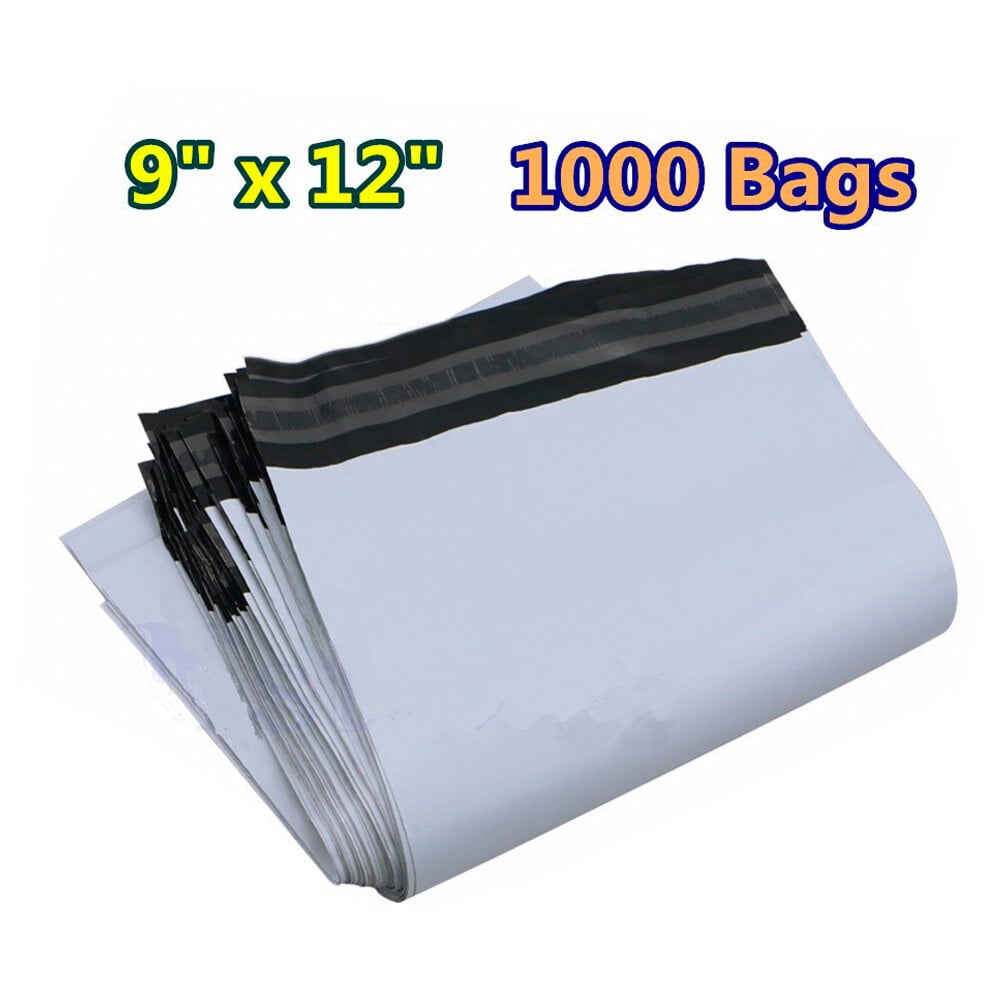 9x12 Poly Mailers 1000 Shipping Bag Plastic Self Sealing Mailing ...