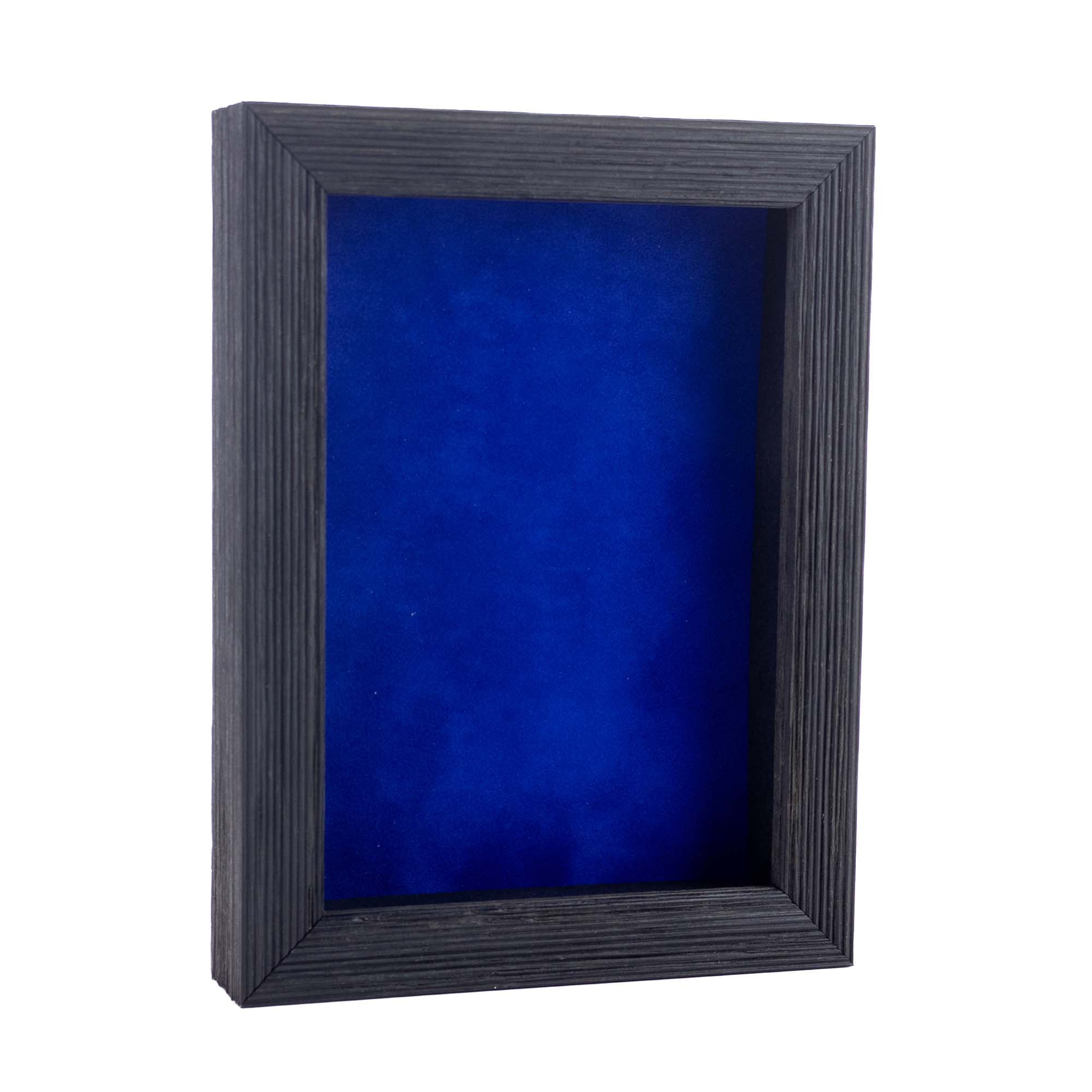 9x12 Shadow Box Frame Barnwood Black Wood | With a 1" Usable Display ...
