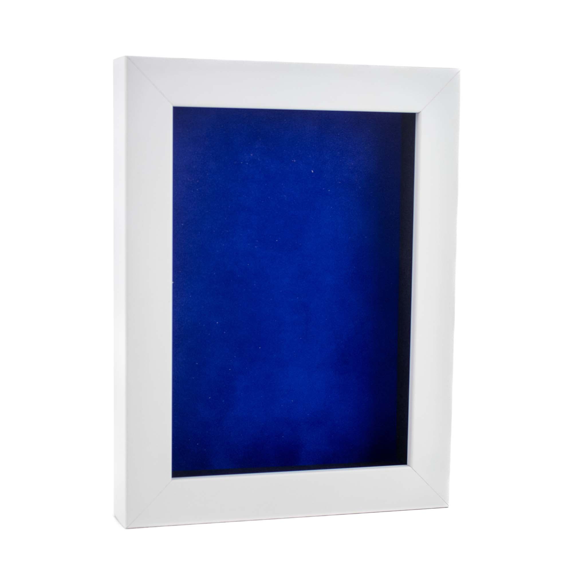 9x12 Shadow Box Frame White Wood | With a 3/4" Usable Display Depth ...